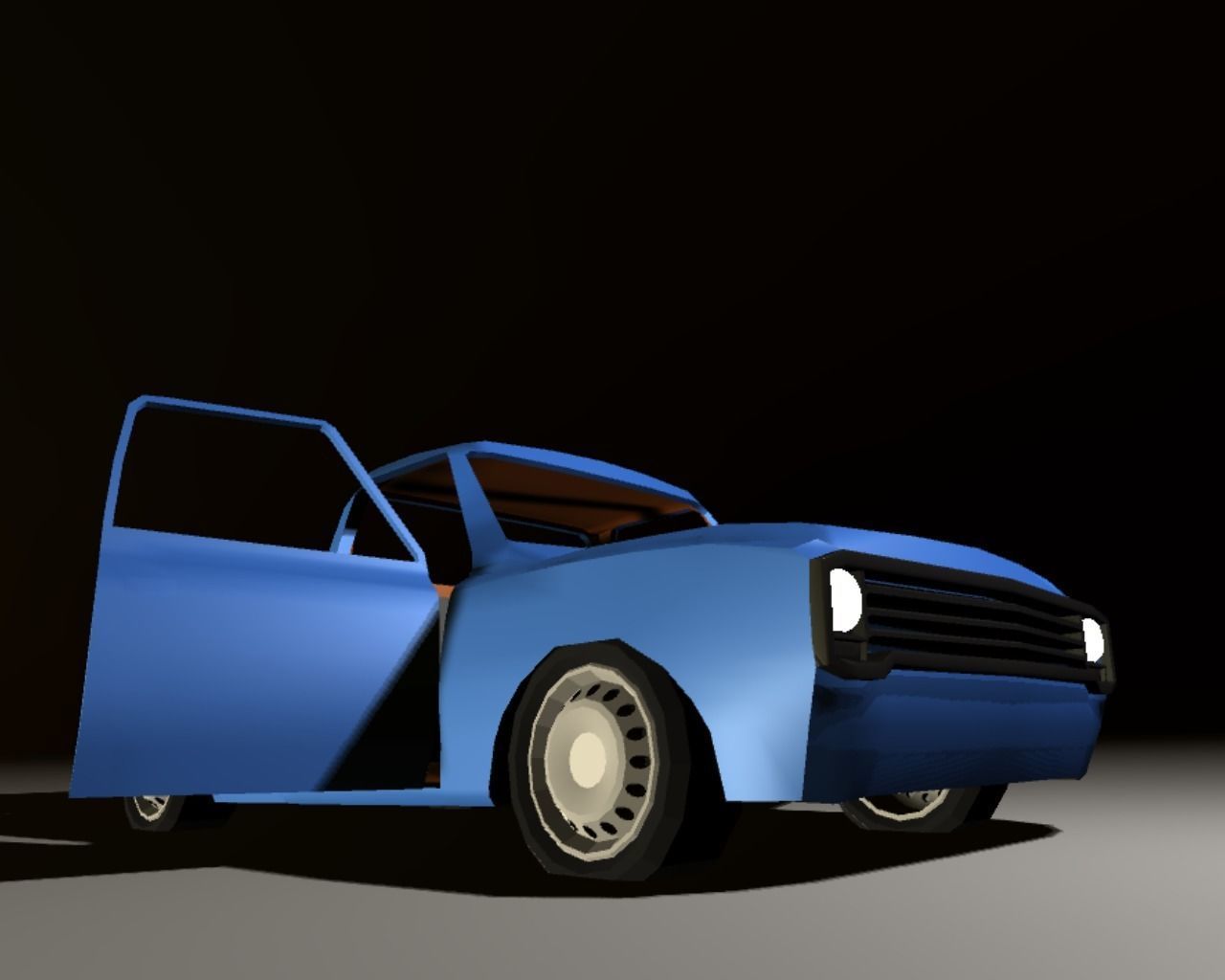 3D model Low Poly Pickup Truck Model VR / AR / low-poly | CGTrader