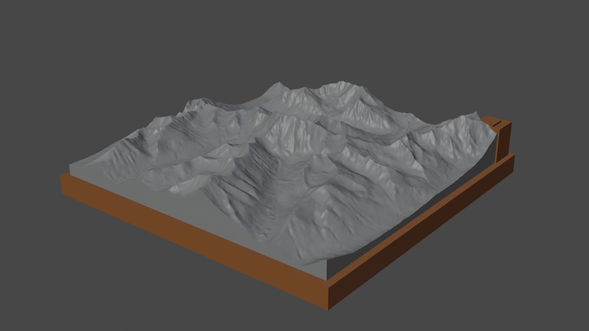 Razorback Mtn 3D model 3D printable | CGTrader