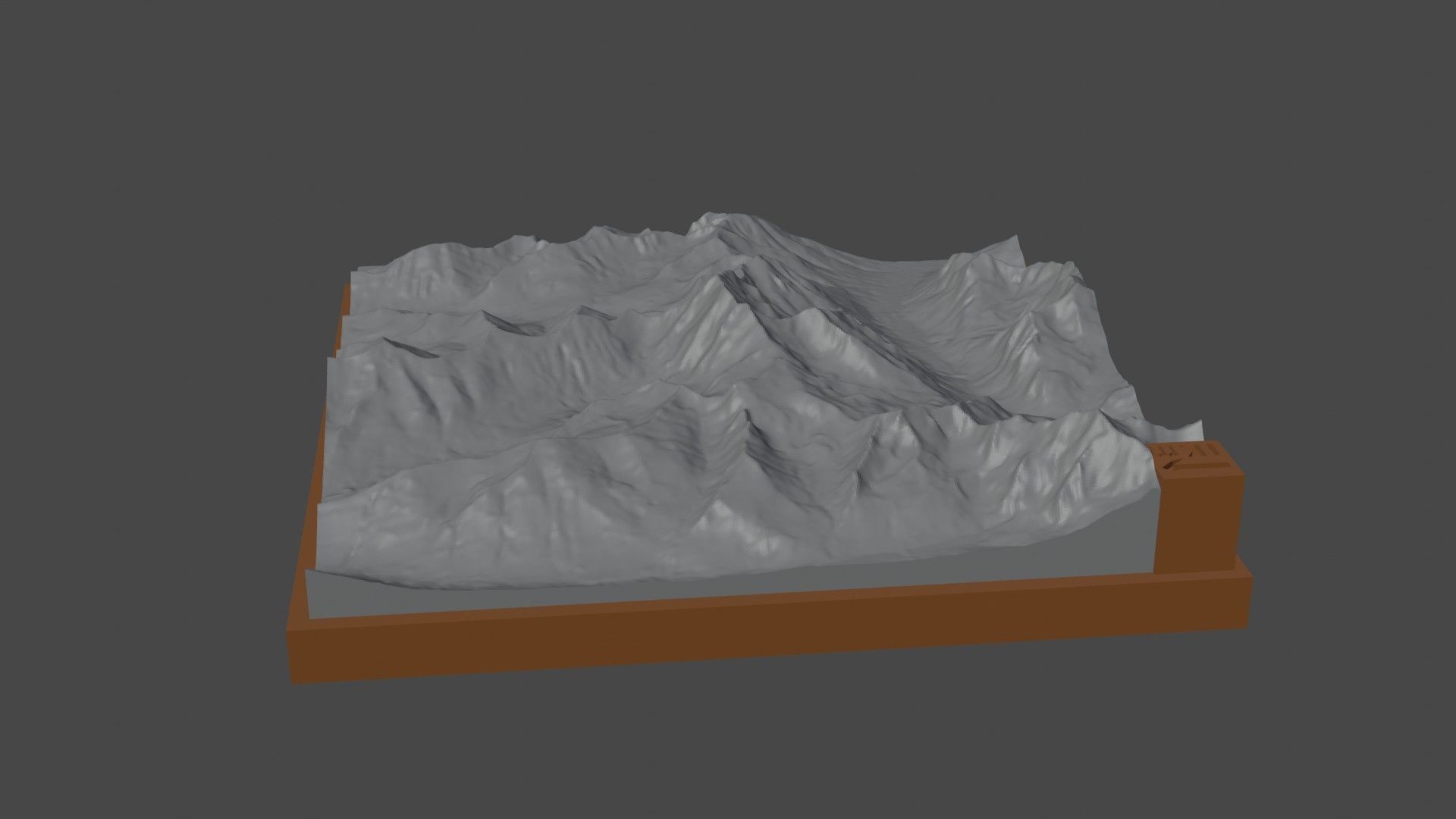 Razorback Mtn 3D model 3D printable | CGTrader