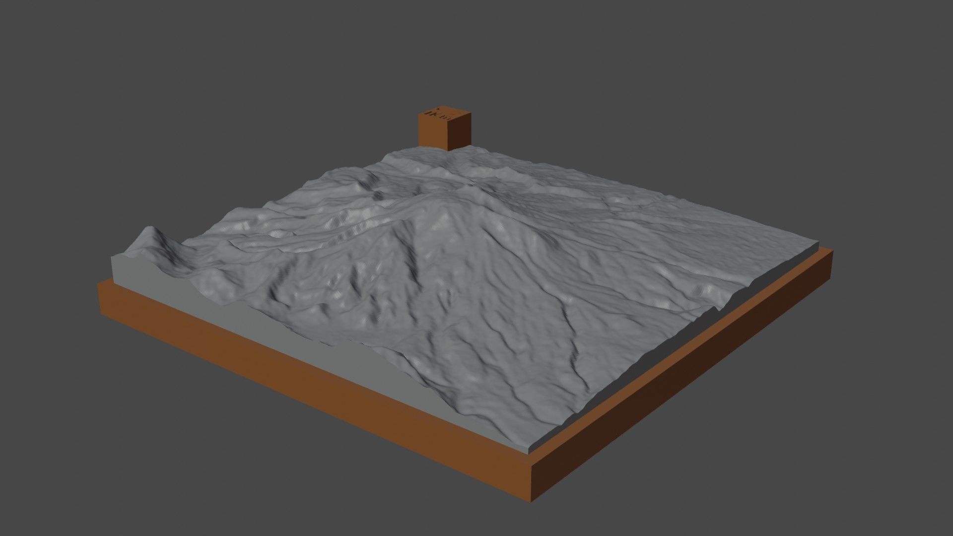 Volcan Calbuco 3D model 3D printable | CGTrader