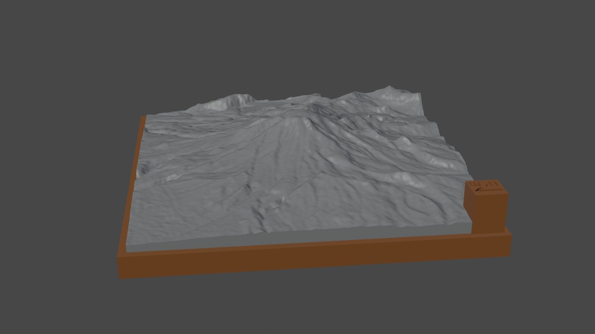 Volcan Calbuco 3D model 3D printable | CGTrader