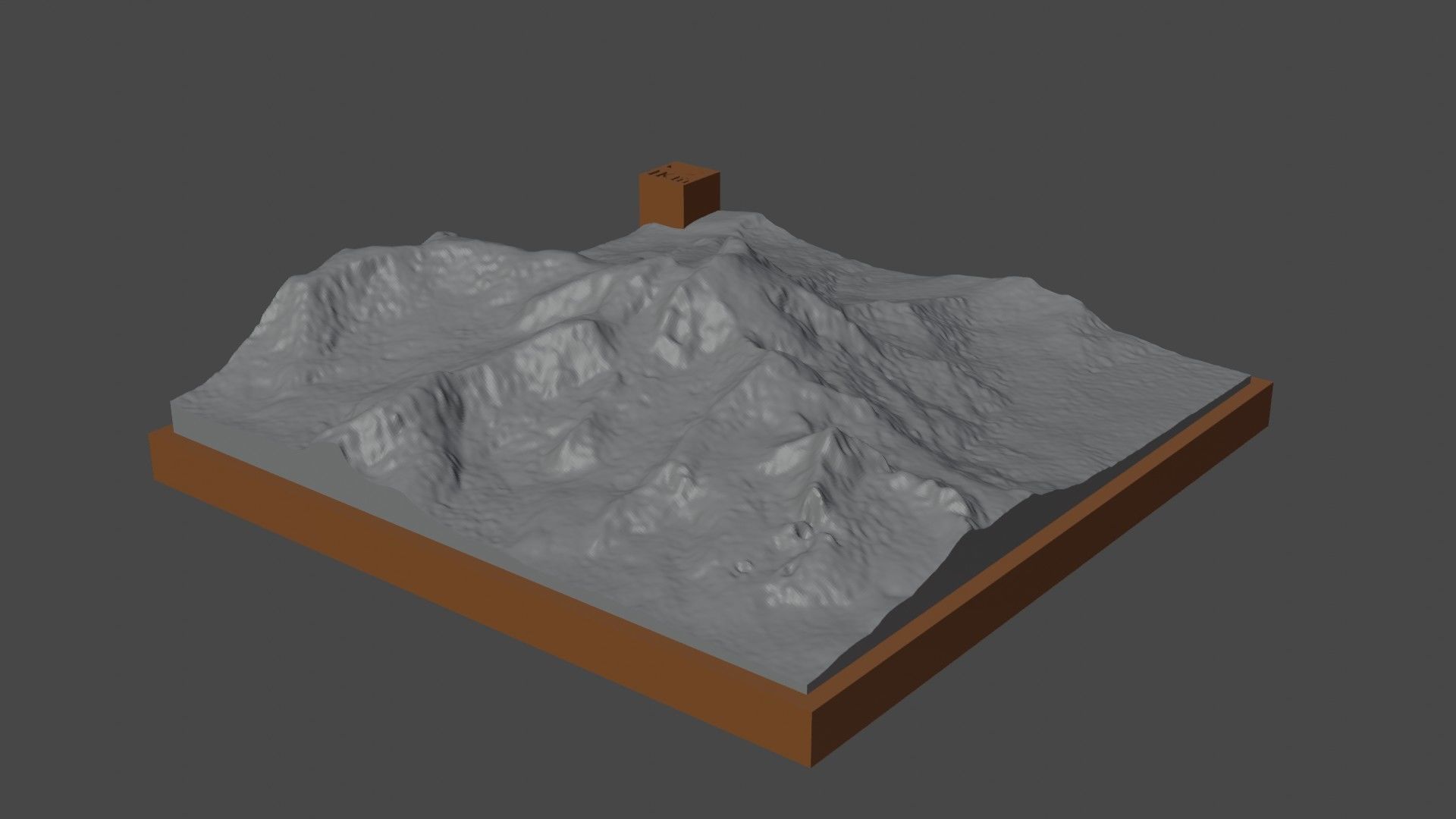 Volcan Lautaro 3D model 3D printable | CGTrader