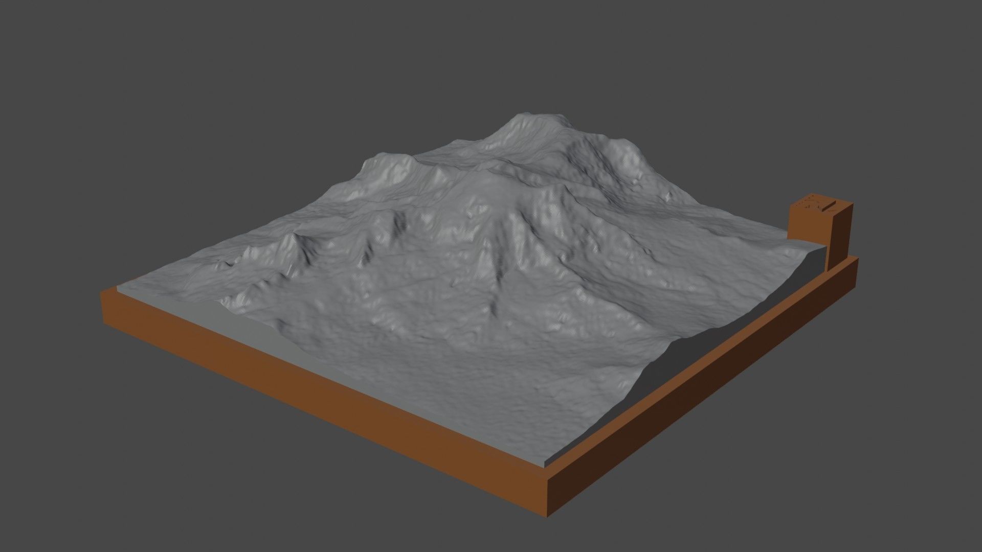 Volcan Lautaro 3D model 3D printable | CGTrader