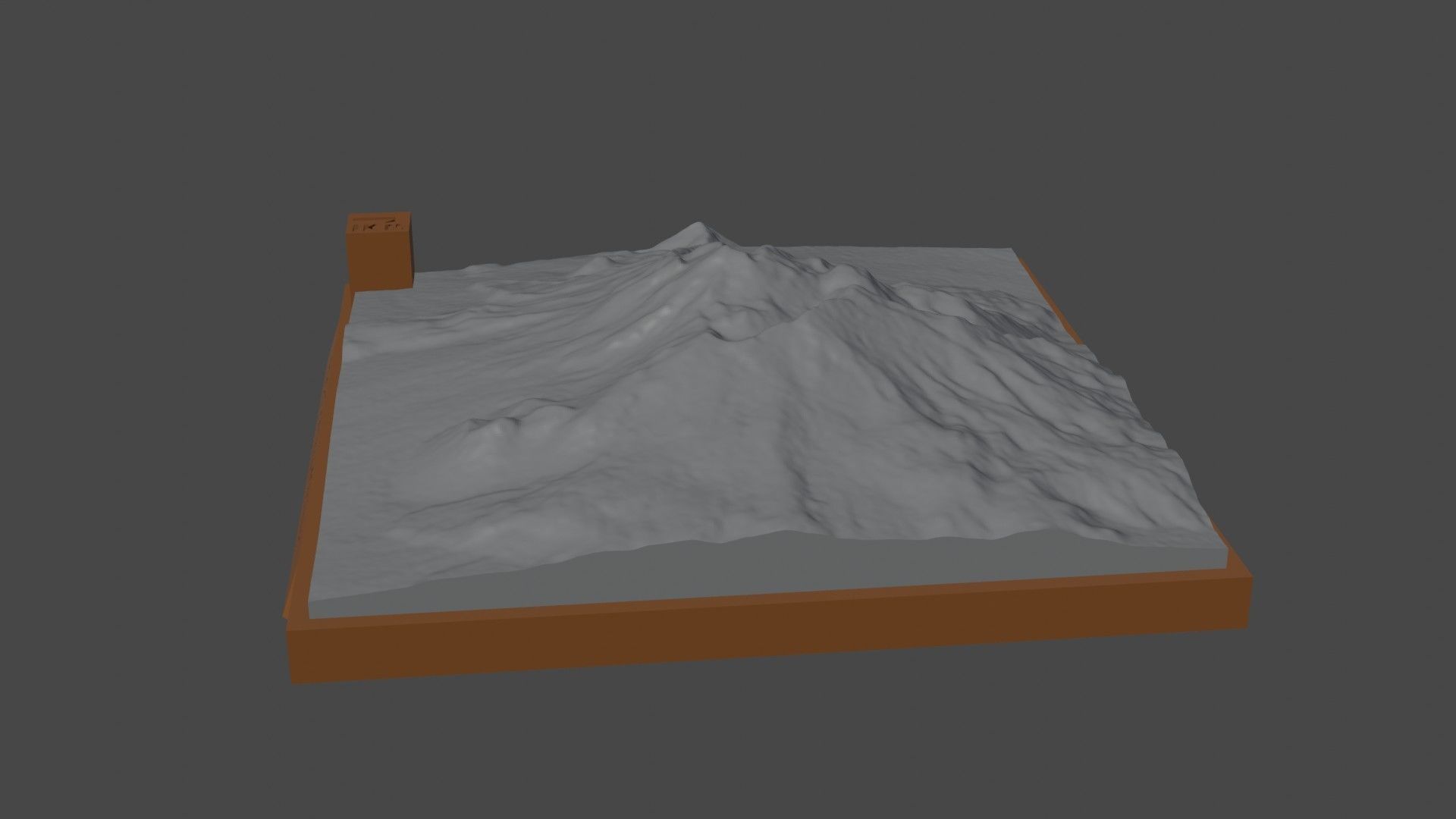 Volcan Socompa 3D model 3D printable | CGTrader