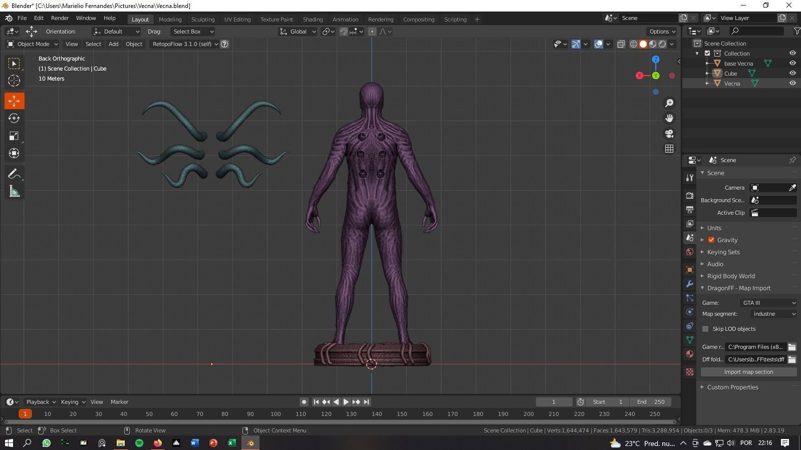 vecna From Stranger Things 3D model 3D printable | CGTrader