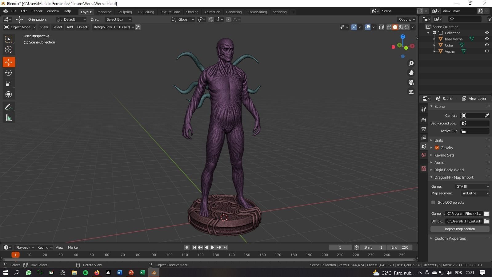 vecna From Stranger Things 3D model 3D printable | CGTrader