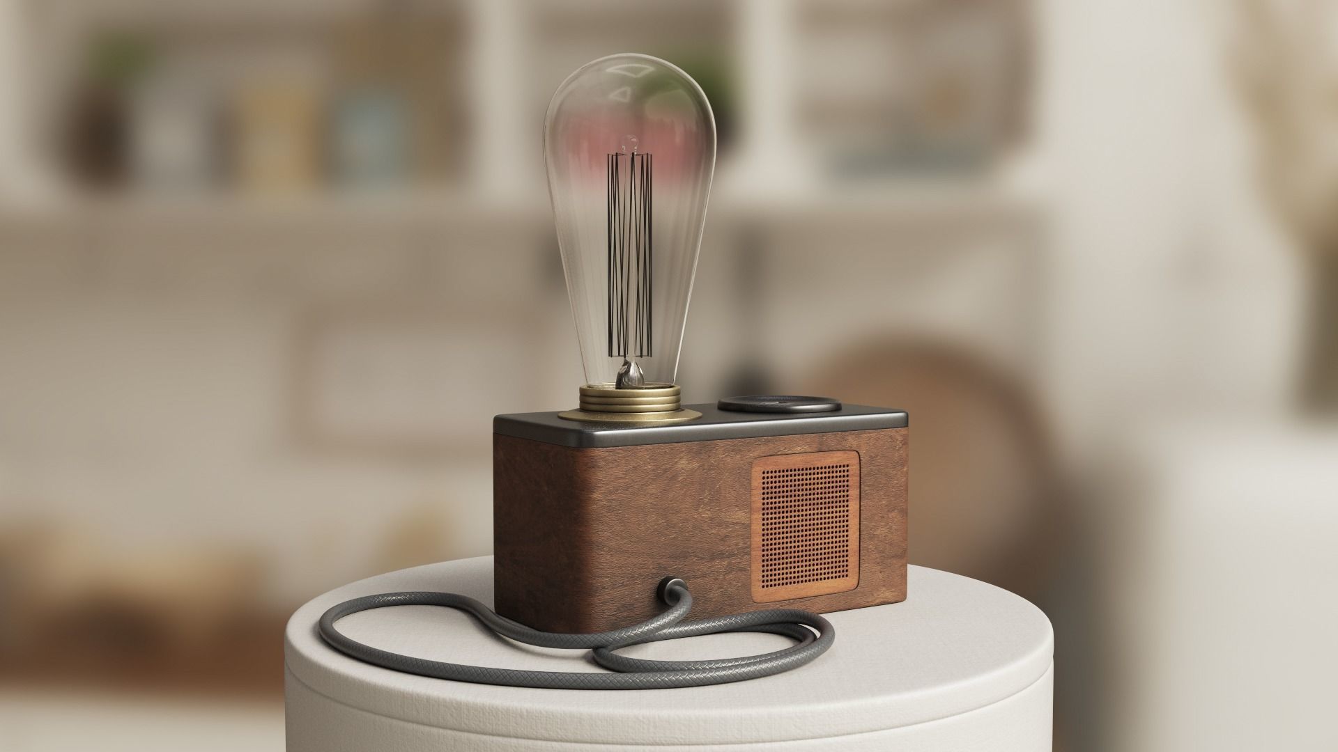 3D model Radio Lamp VR / AR / low-poly | CGTrader