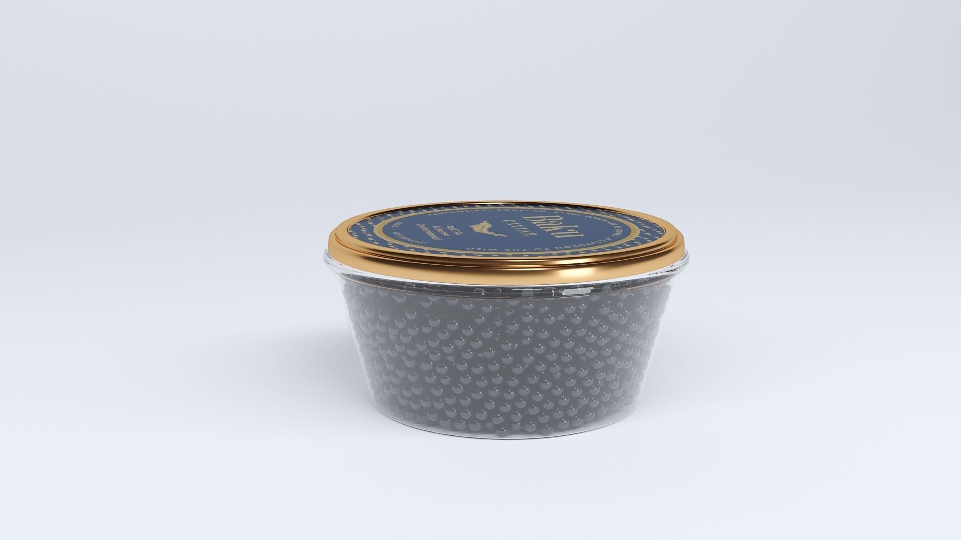 Baku Caviar 3D model animated | CGTrader