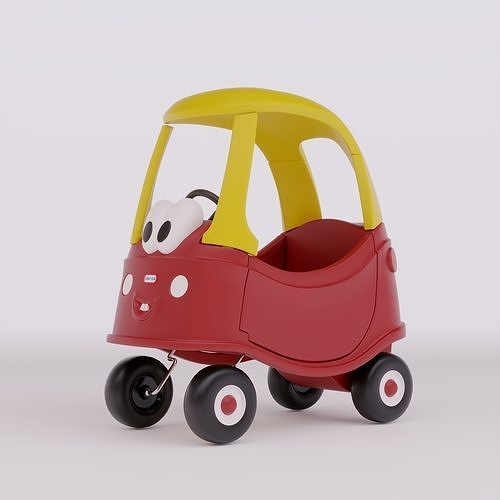 Childrens Toy Car 3D model | CGTrader