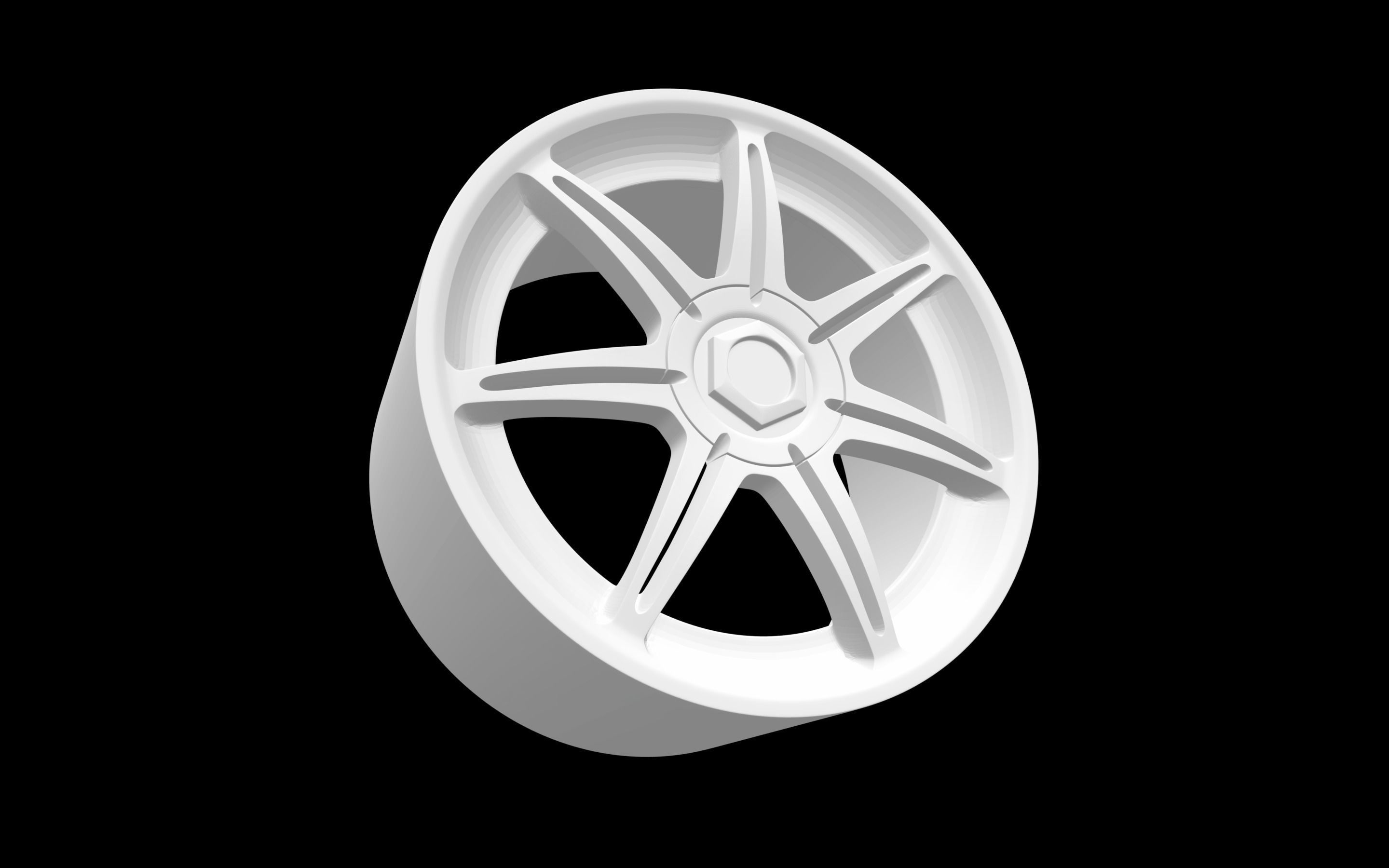 Axis Se7en scalable and printable rims 3D model 3D printable | CGTrader