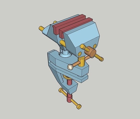 Rotary vise 3D model | CGTrader