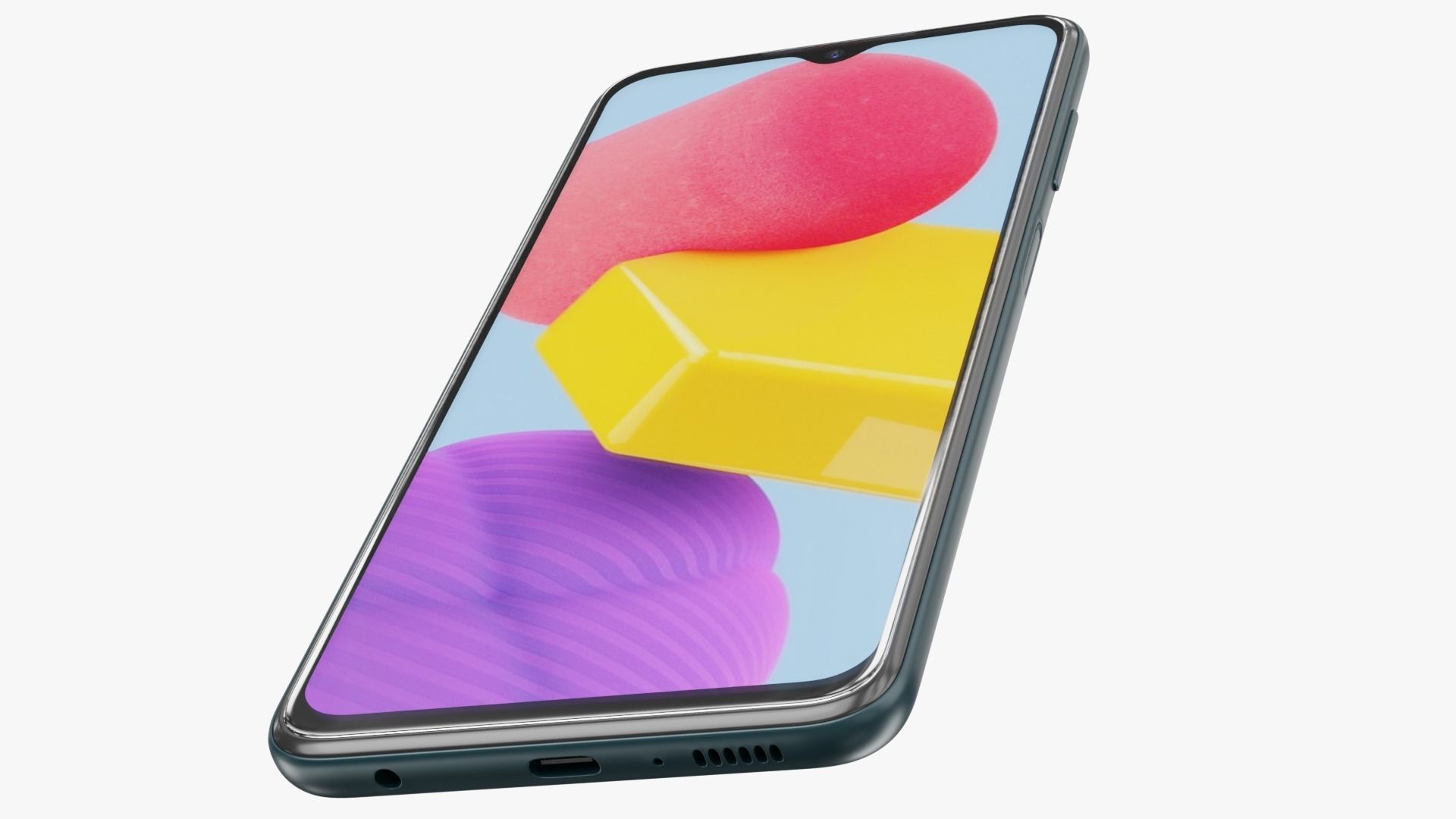3D model Samsung Galaxy M13 Deep Green VR / AR / low-poly | CGTrader