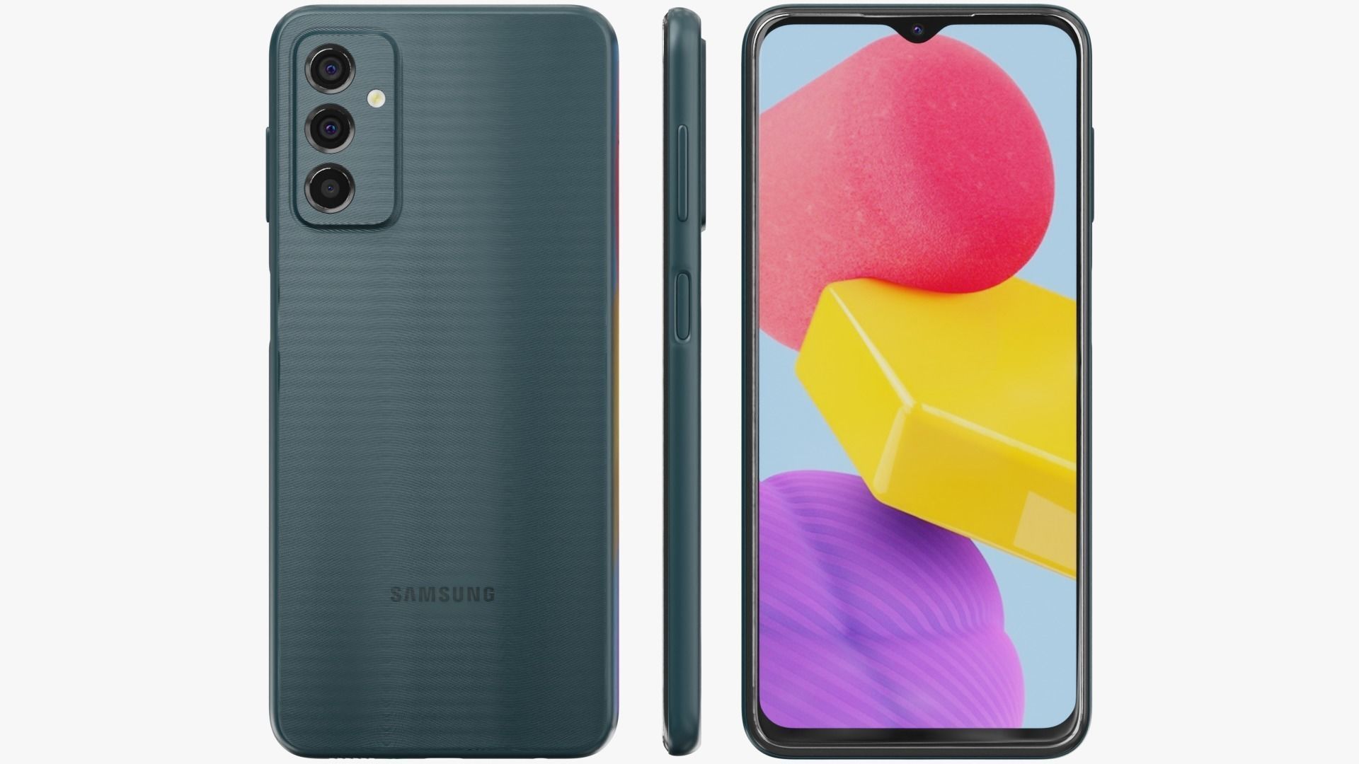3D model Samsung Galaxy M13 Deep Green VR / AR / low-poly | CGTrader