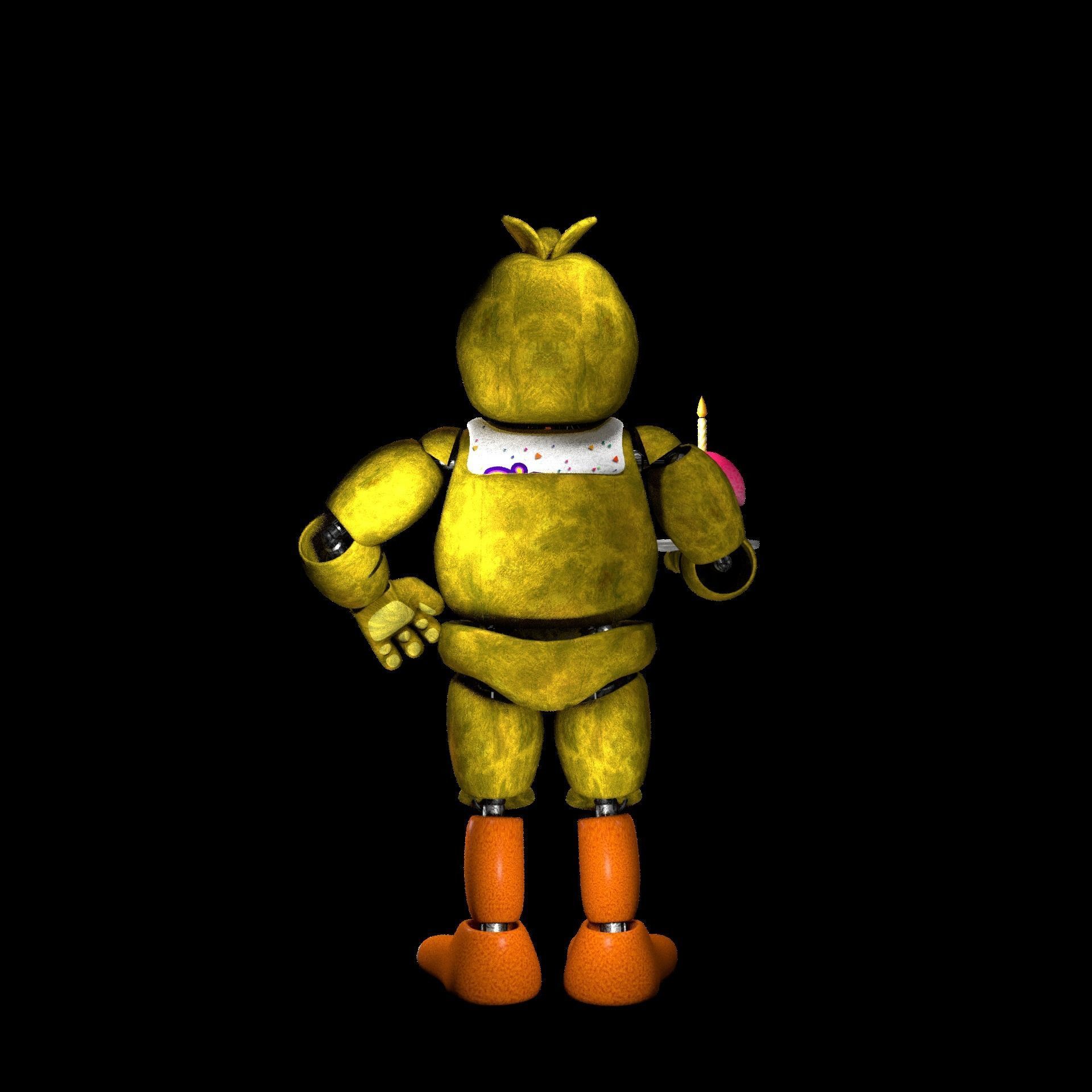3D model Chica The Chicken - FNAF VR / AR / low-poly | CGTrader