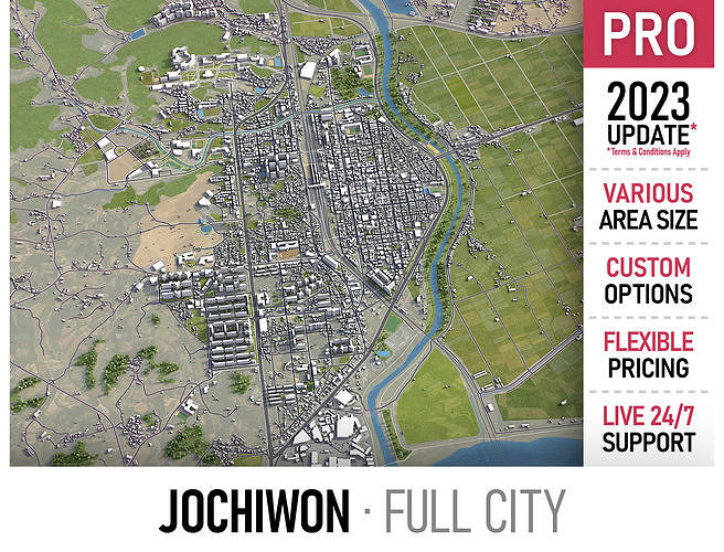 3D model Jochiwon VR / AR / low-poly | CGTrader