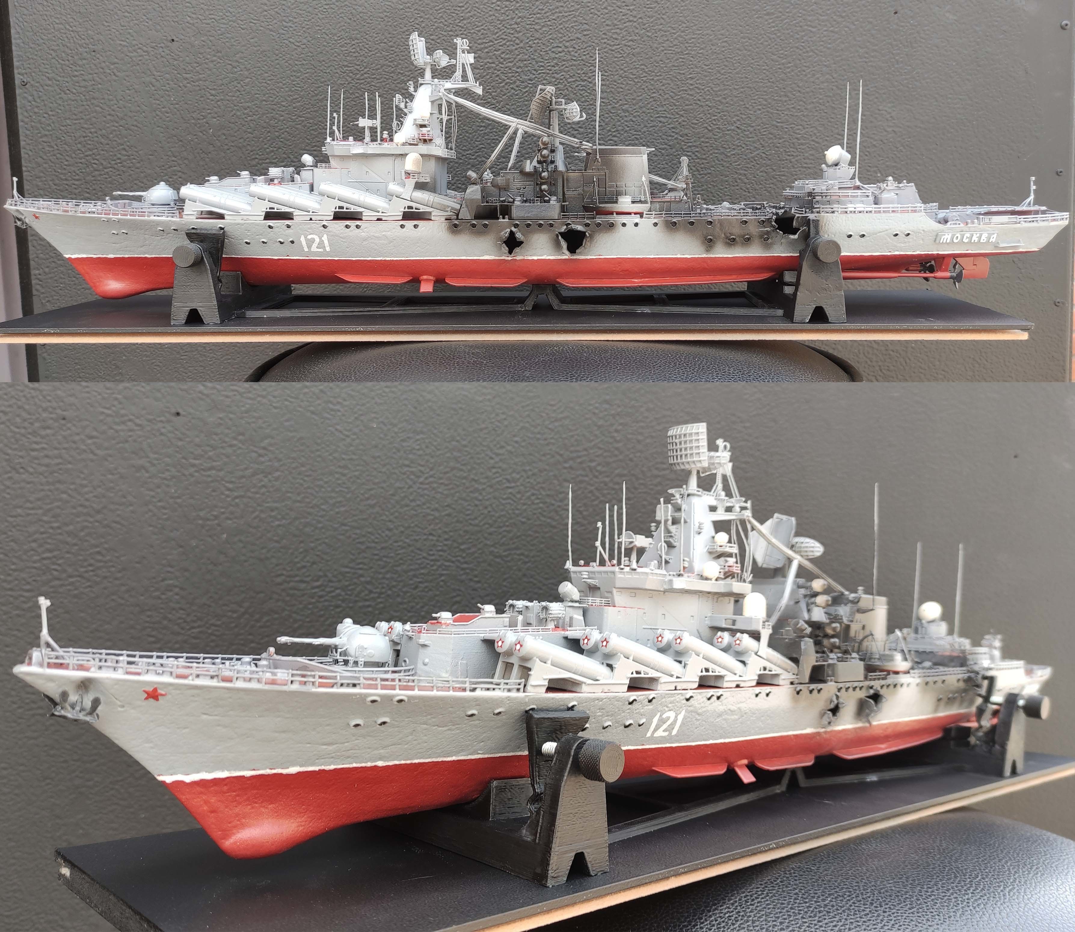 Russian warship 3D model 3D printable | CGTrader