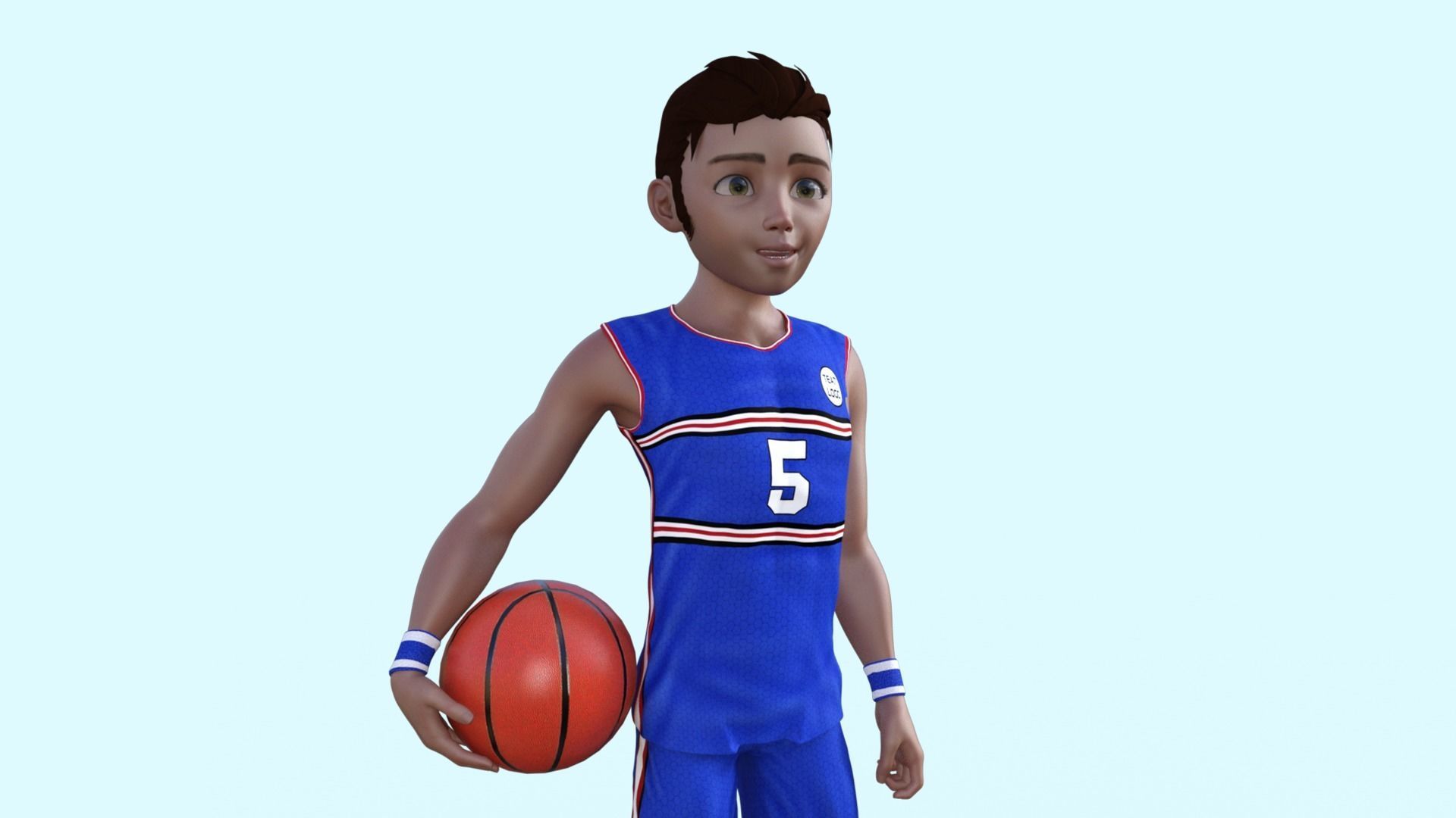 3D Basketball Player 3D model rigged | CGTrader