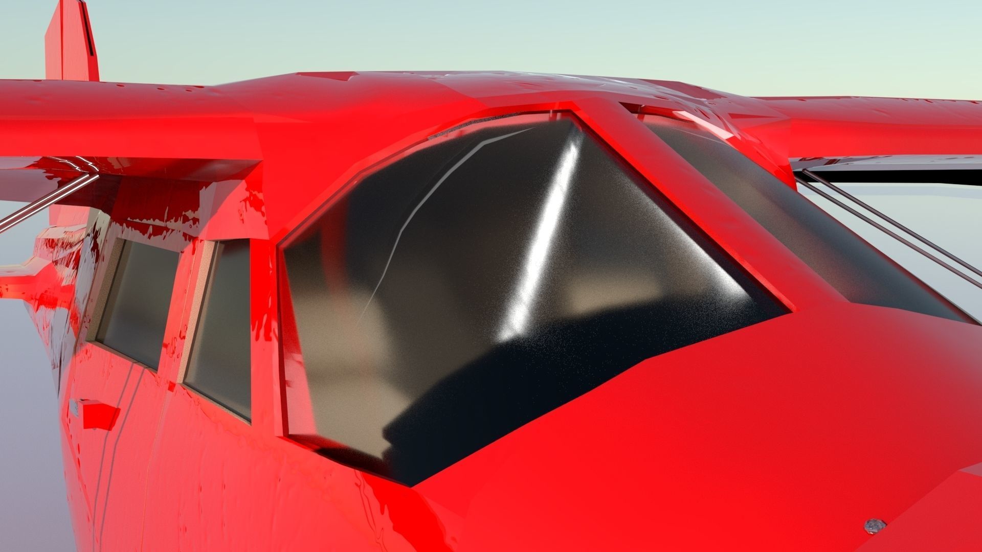 Airplane Beechcraft Model 17 Staggerwing free VR / AR / low-poly 3D ...