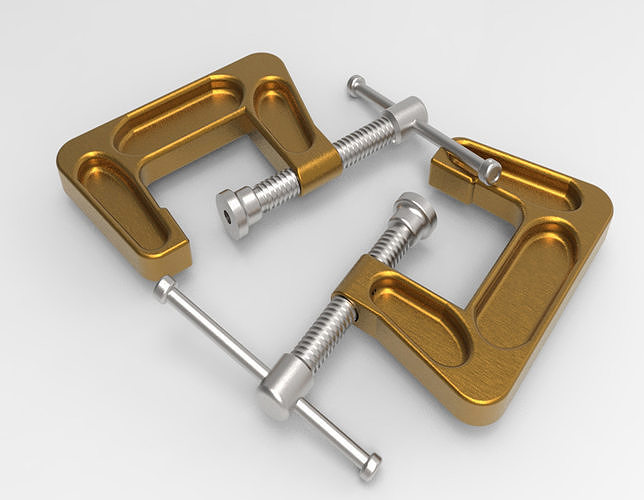 C-Clamp 3D model | CGTrader