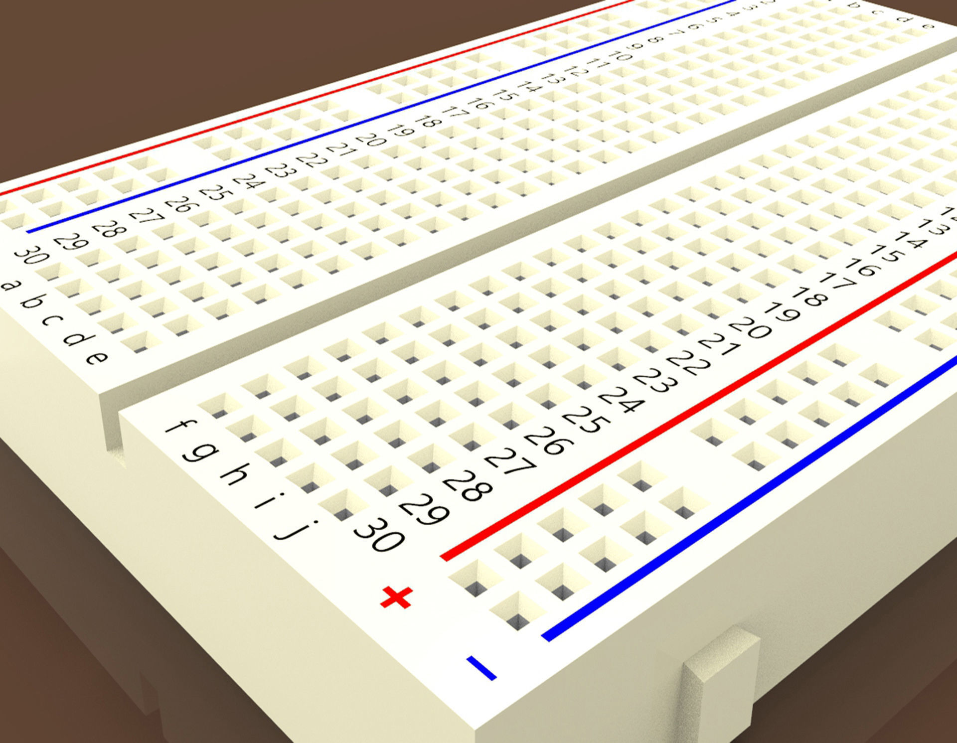 Breadboard 3D model | CGTrader