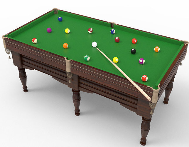 Billiard Table 3D model | CGTrader
