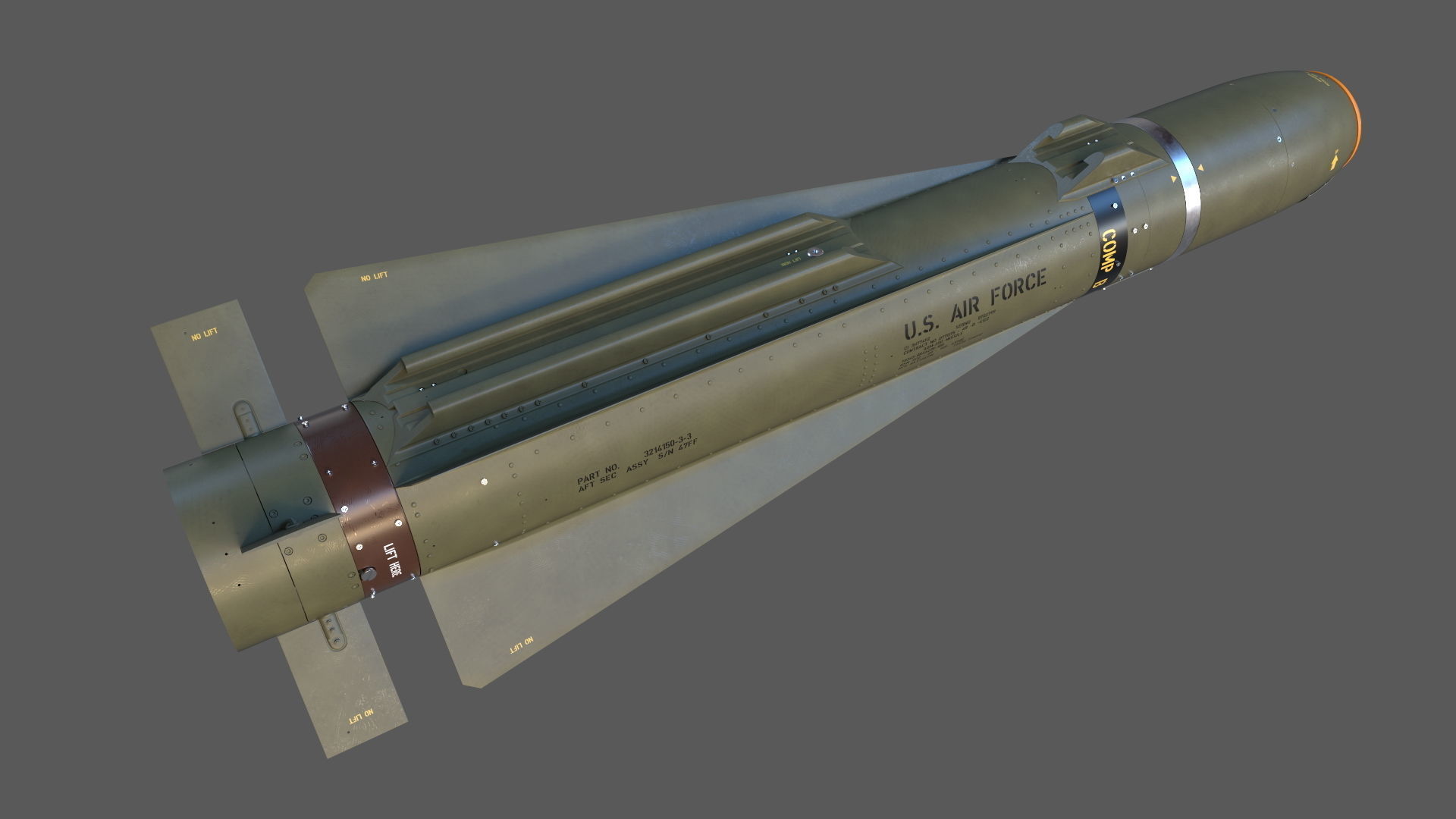 The AGM-65D Maverick 3D model | CGTrader