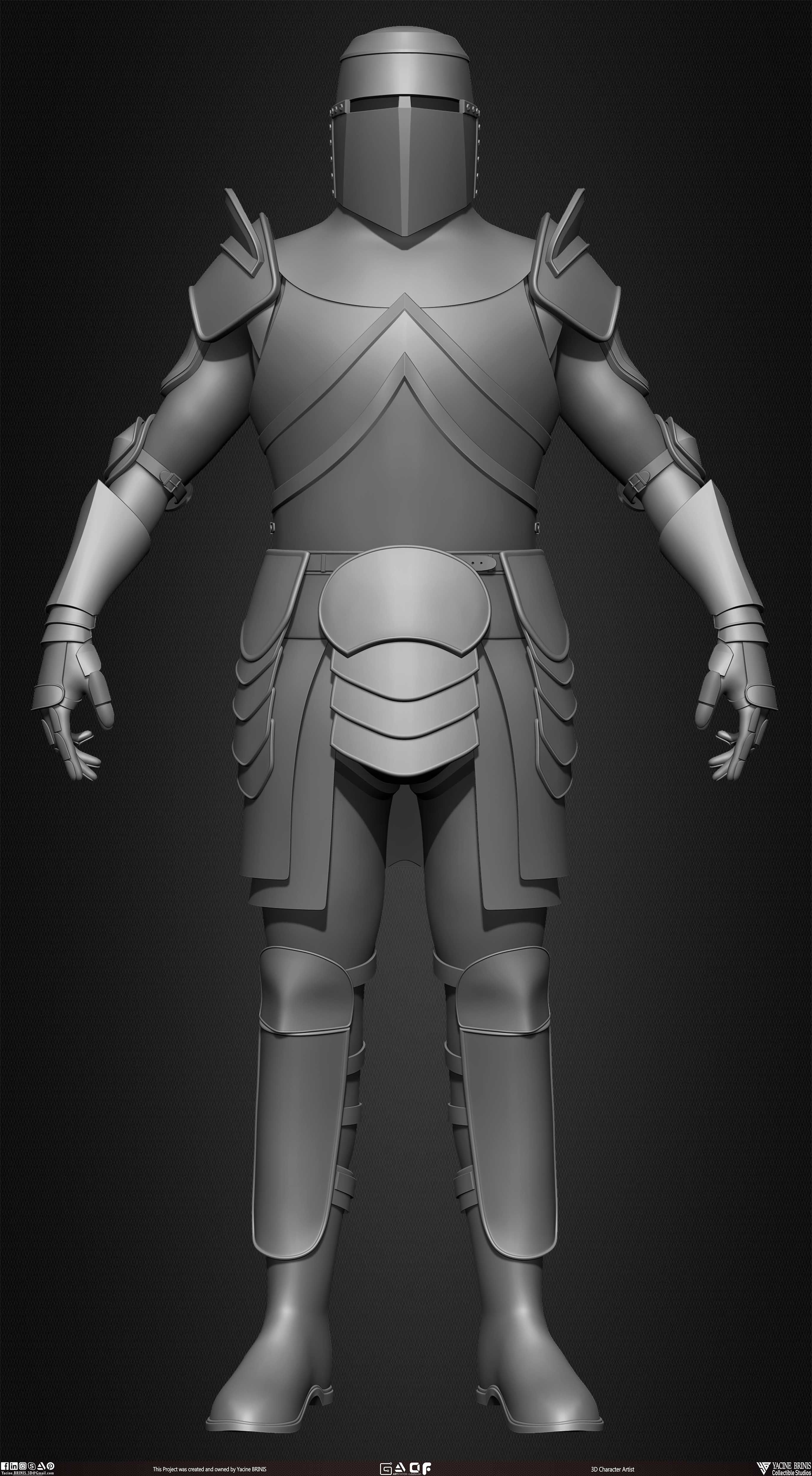 3D model 30 Armor Suit Kitbash Vol 06 VR / AR / low-poly | CGTrader