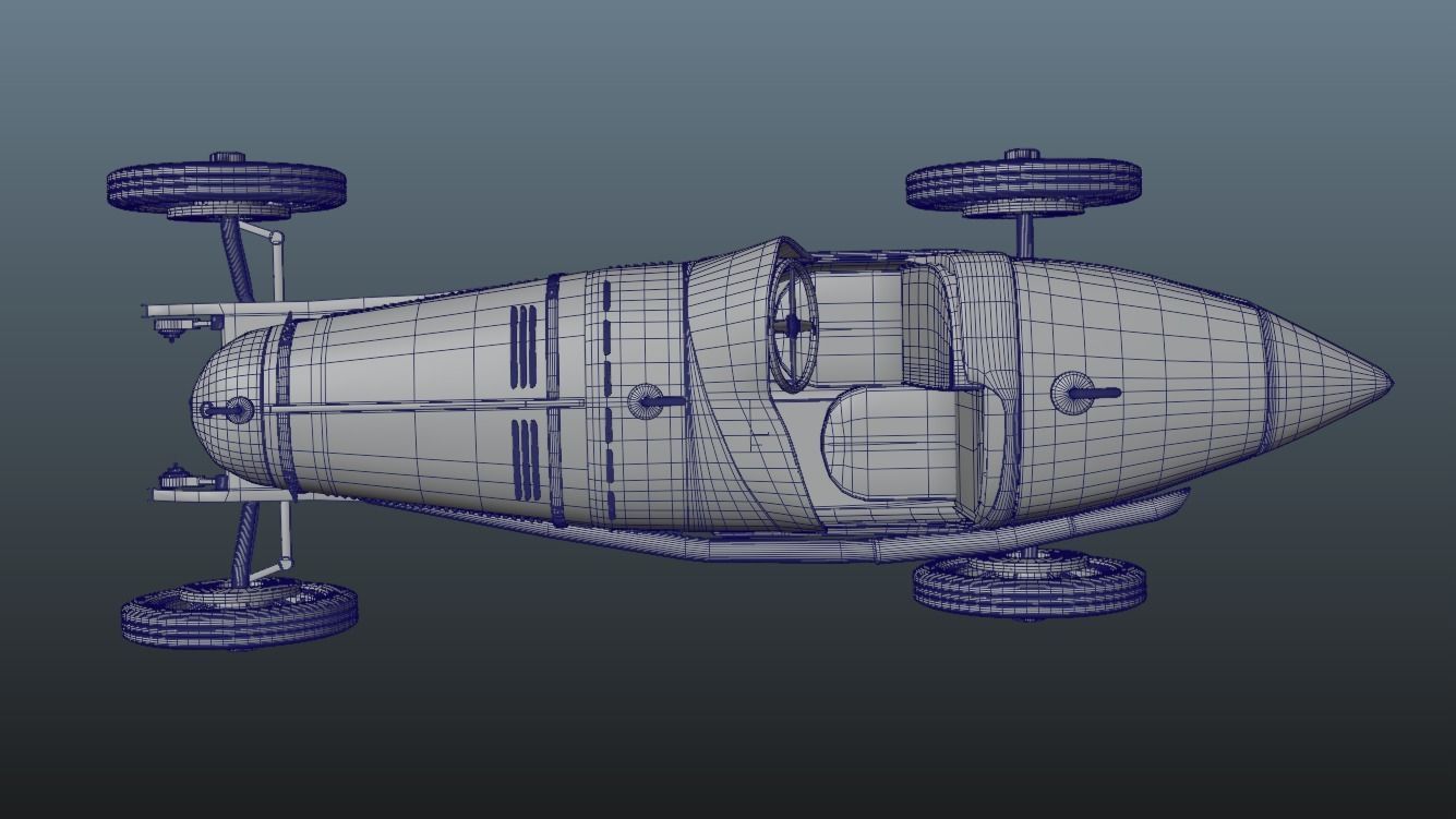 1924 Grand Prix - race car 3D model | CGTrader
