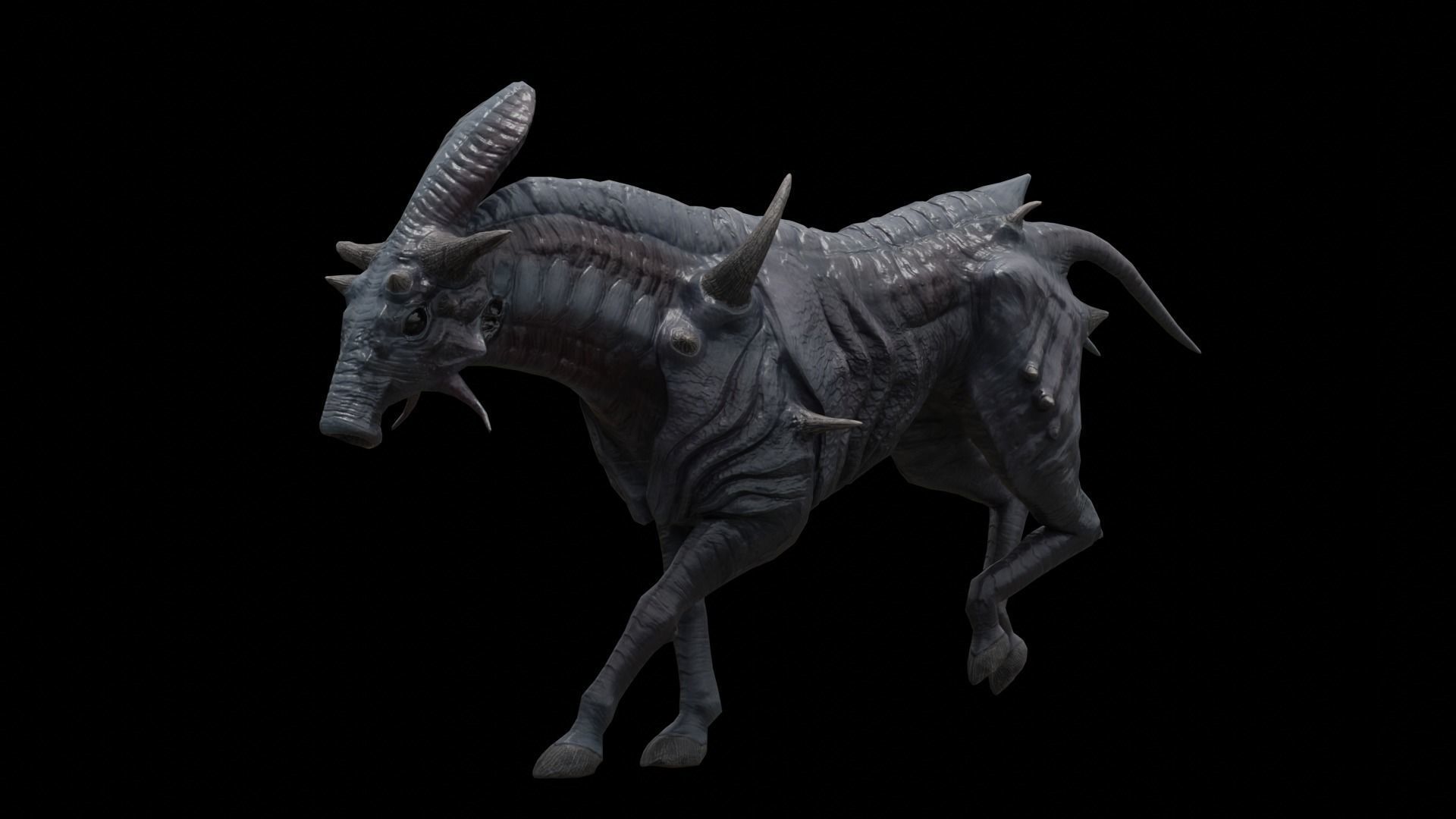 3D model Alien horse creature VR / AR / low-poly | CGTrader