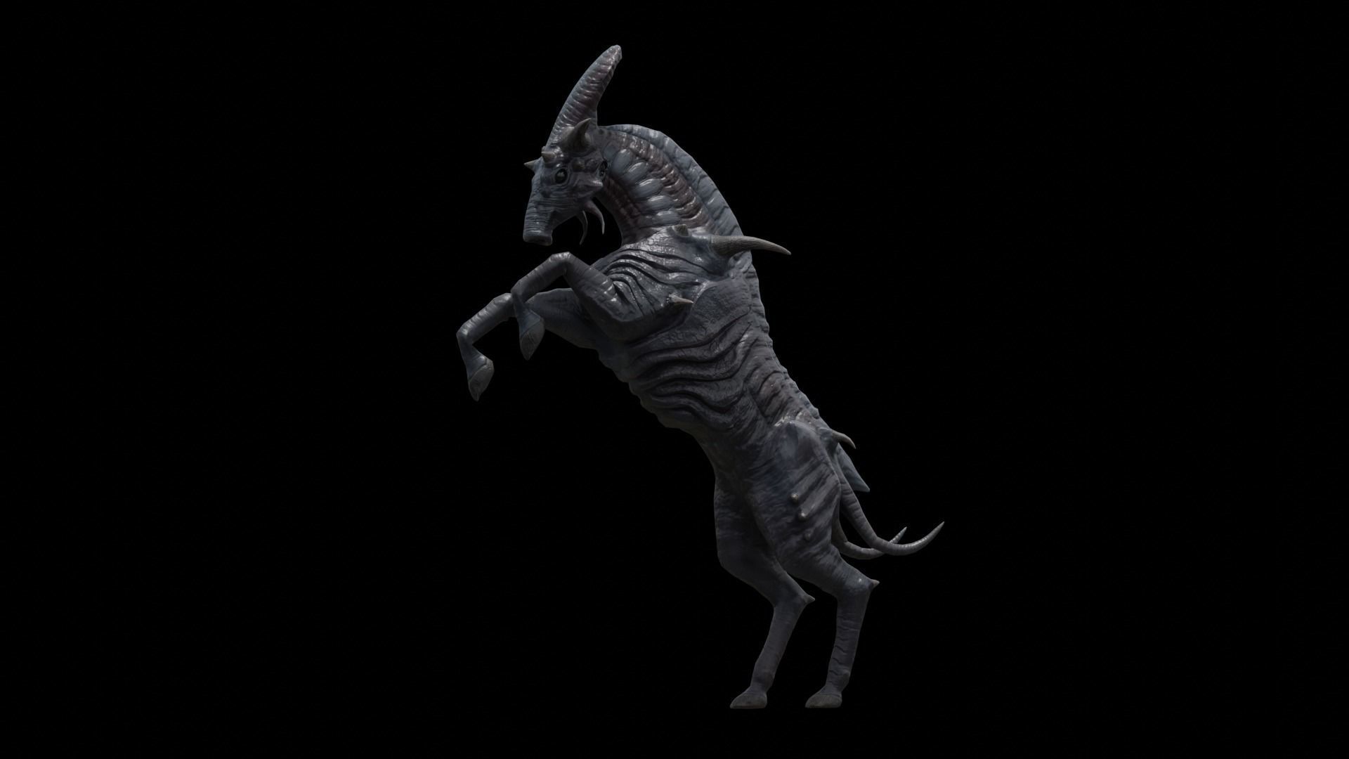 3D model Alien horse creature VR / AR / low-poly | CGTrader