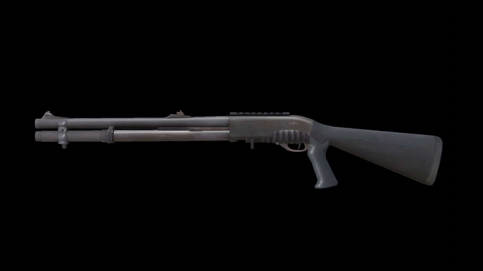 Low Poly Shotgun with textures free VR / AR / low-poly 3D model | CGTrader