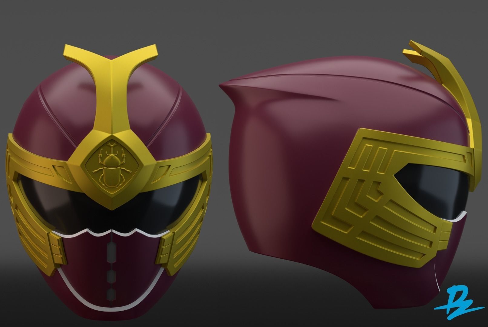 gougaiger kabuto raiger 3D model 3D printable | CGTrader
