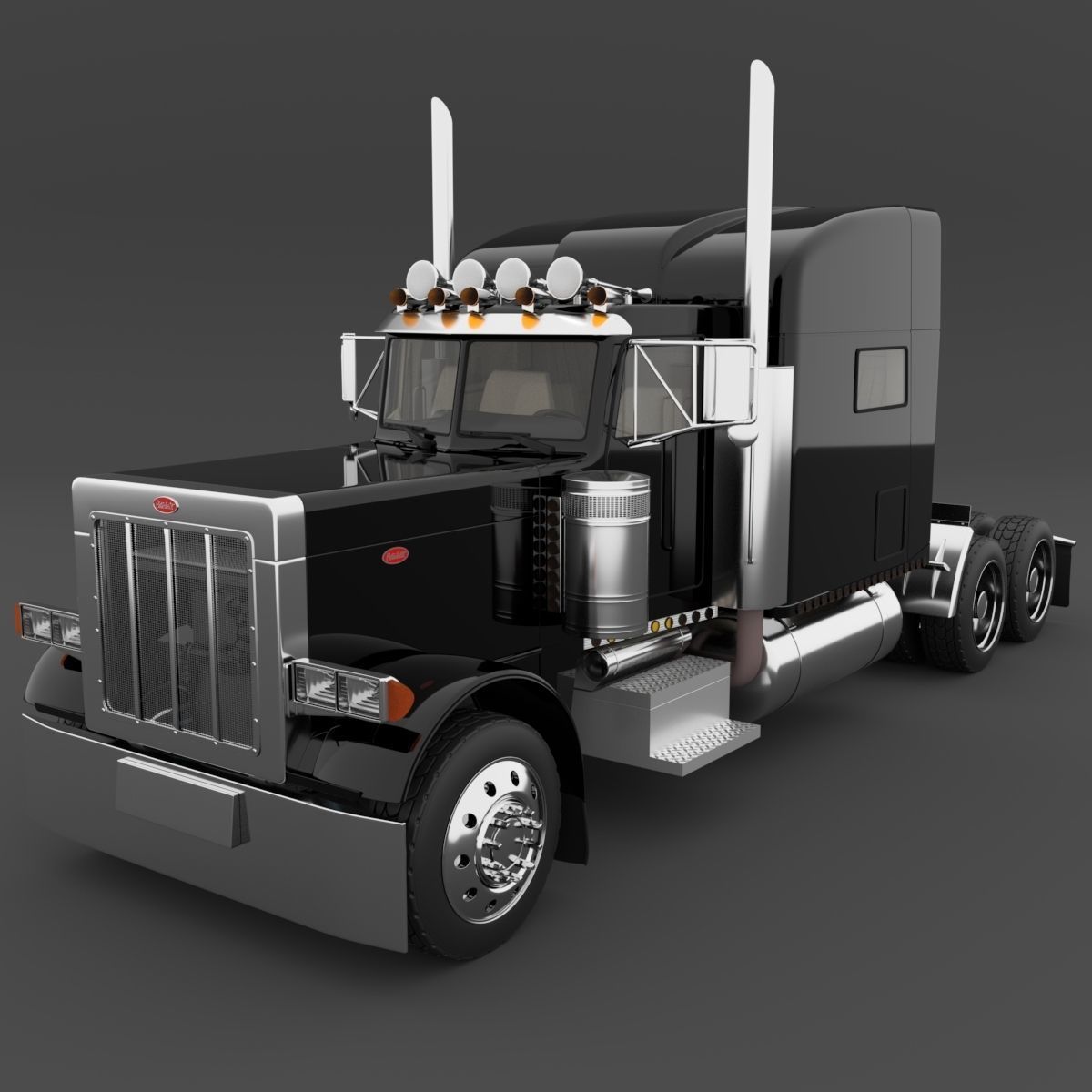 Peterbilt-379 3D model | CGTrader