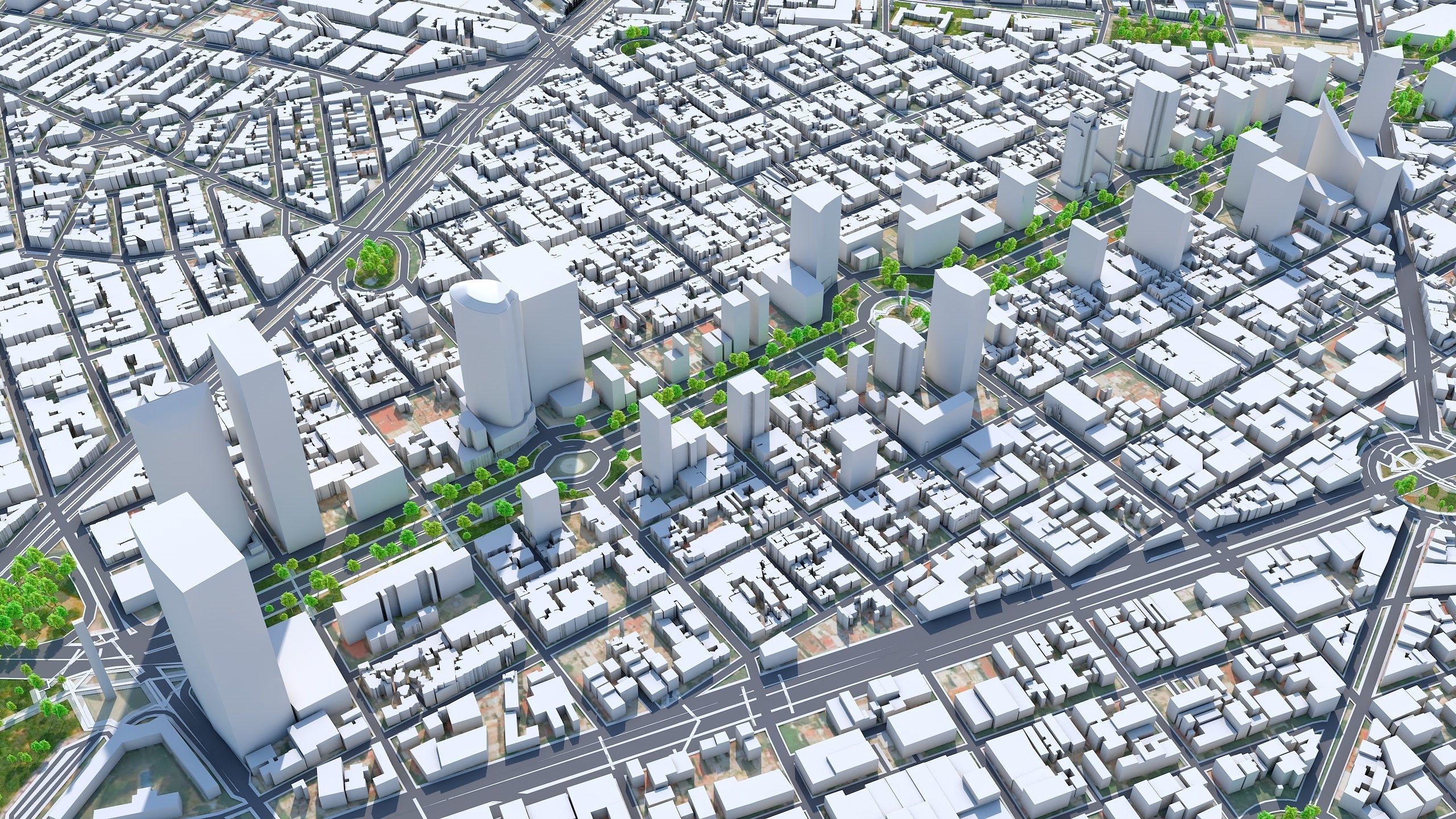 3D model Mexico City Downtown VR / AR / low-poly | CGTrader