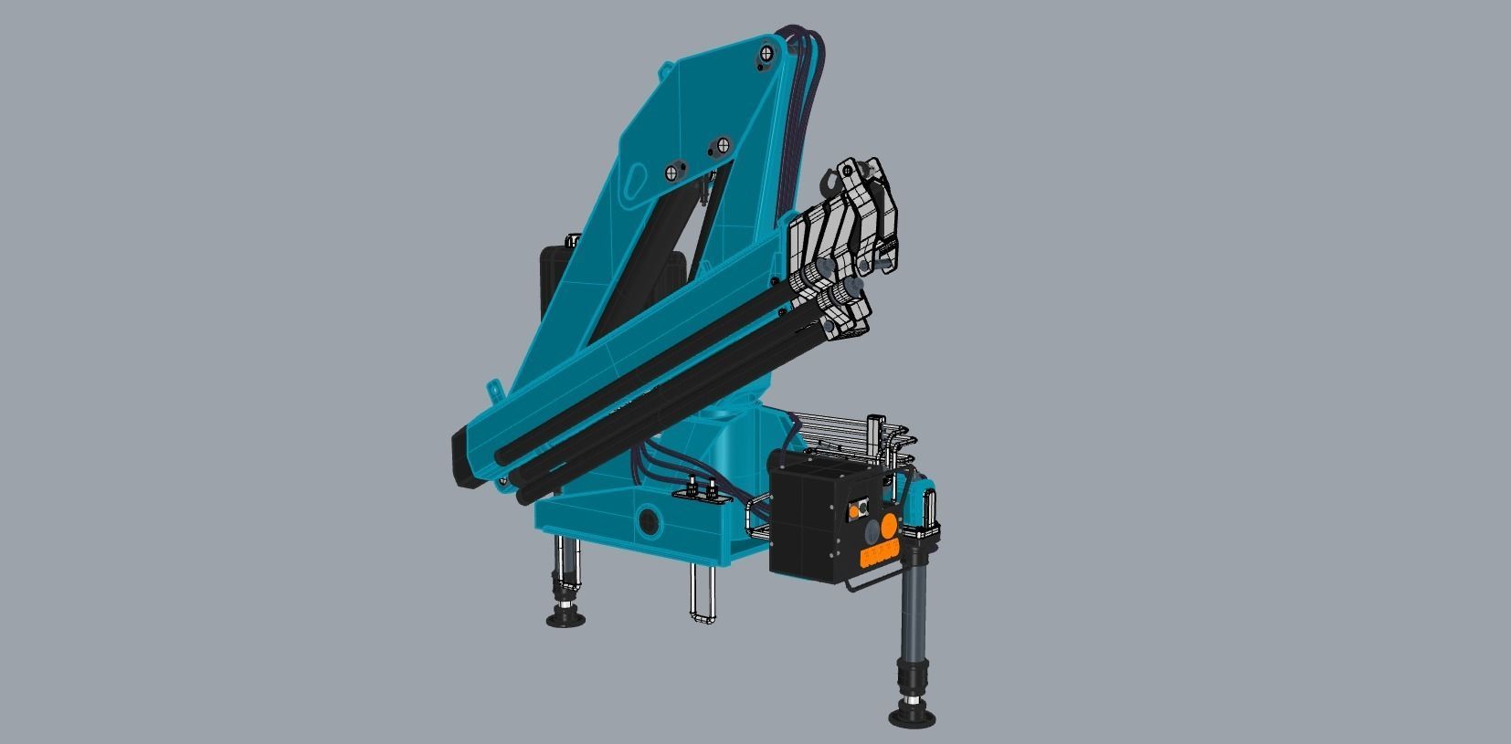 Hydraulic lifter 3D model | CGTrader