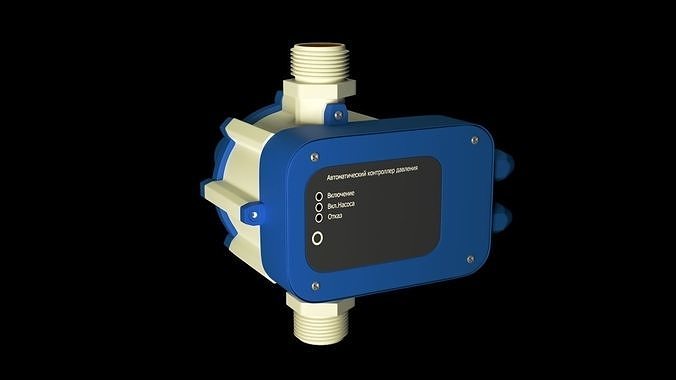 Pump station pressure switch 3D model | CGTrader