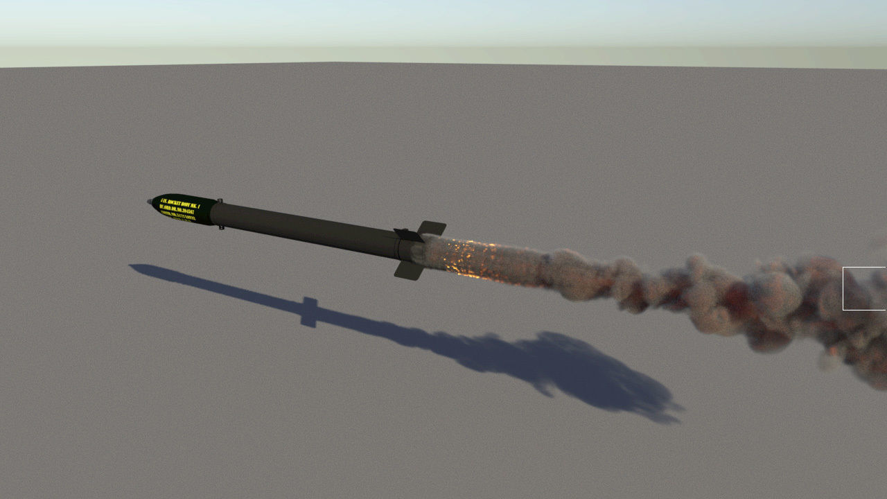 5 Inch MK1 FFAR Rocket 3D model | CGTrader