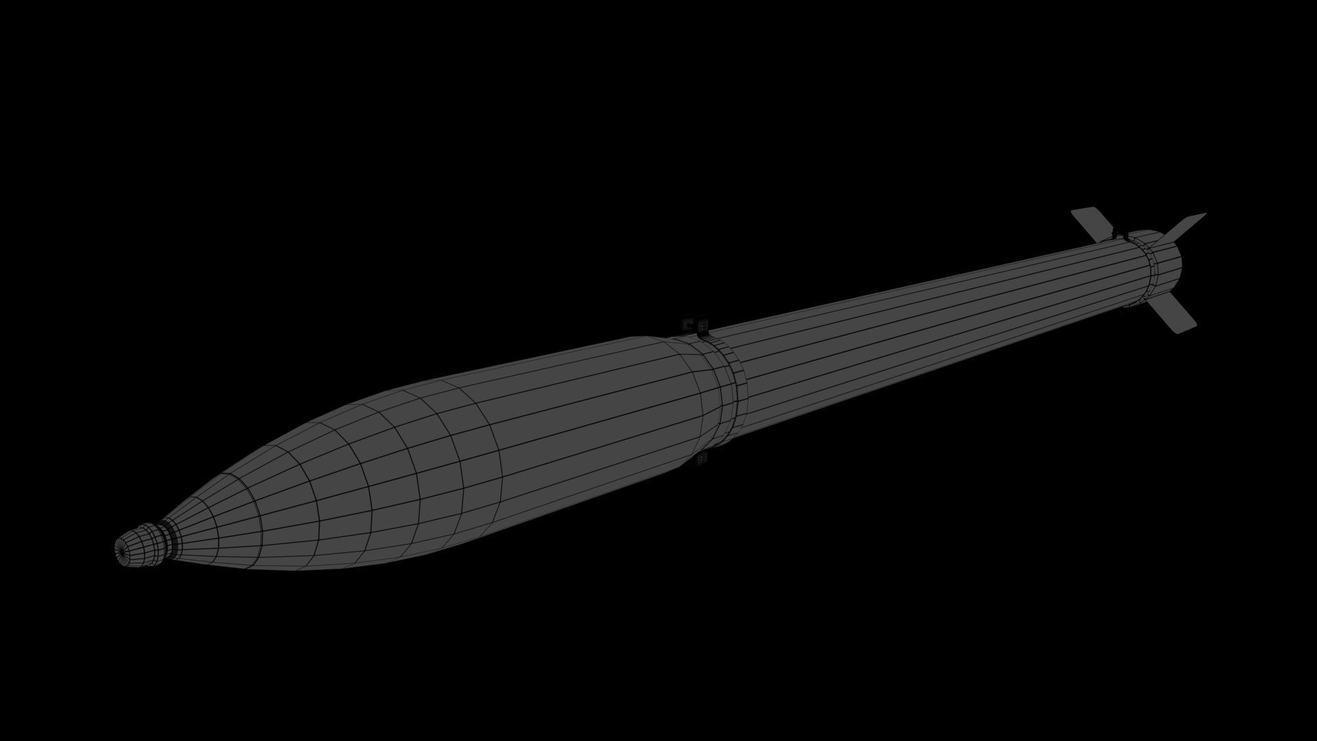 5 Inch MK1 FFAR Rocket 3D model | CGTrader