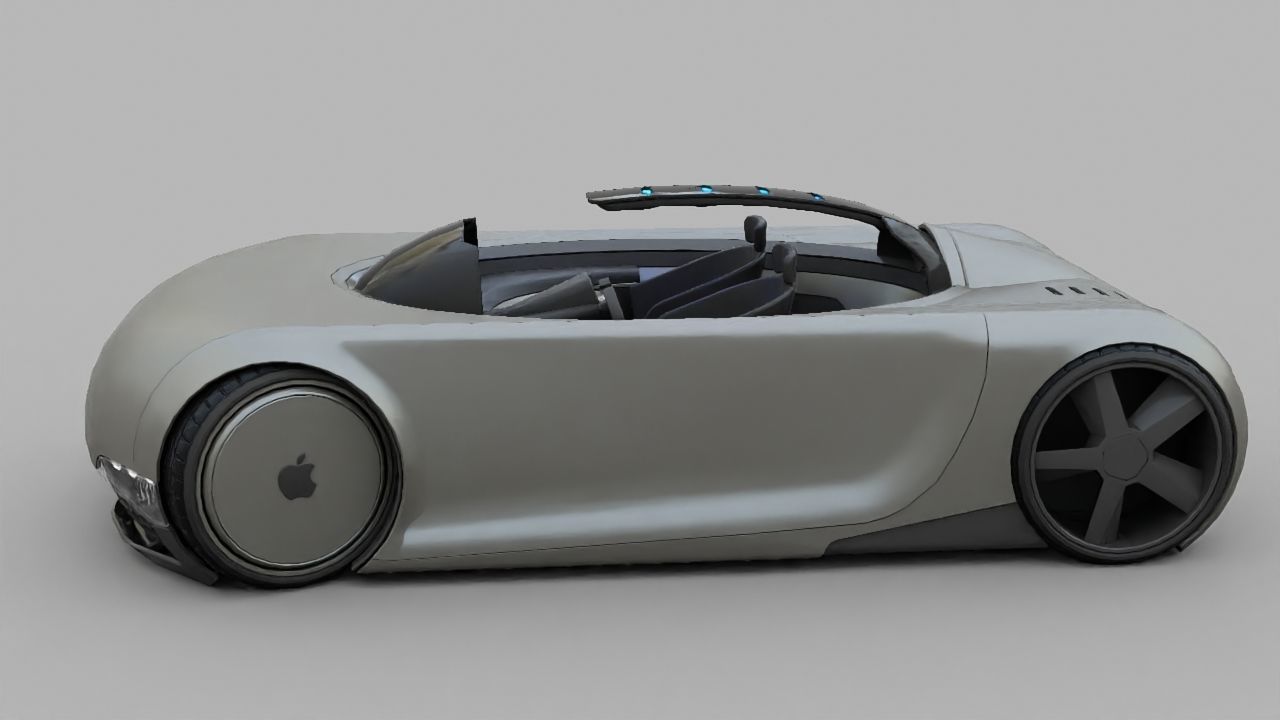 APPLE CONCEPT CAR rigged 3D model rigged | CGTrader