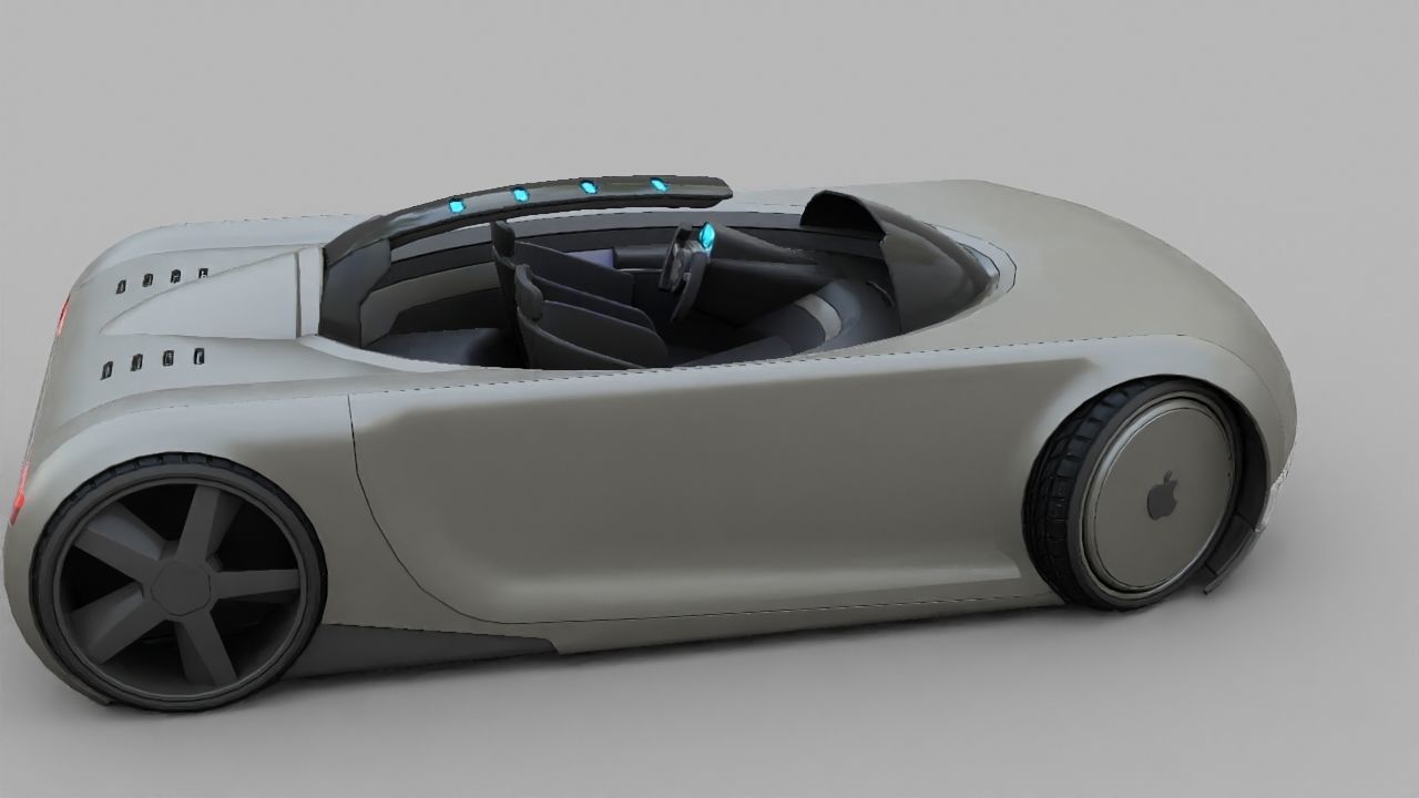 APPLE CONCEPT CAR rigged 3D model rigged | CGTrader