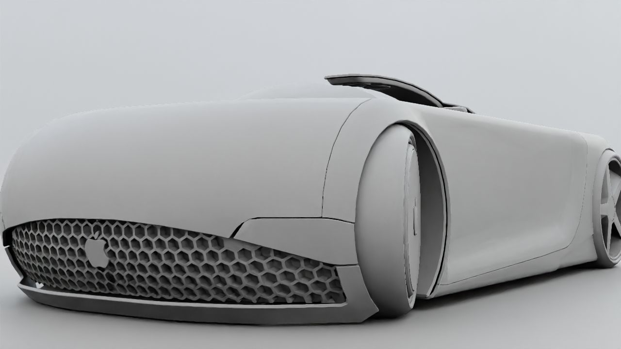 APPLE CONCEPT CAR rigged 3D model rigged | CGTrader