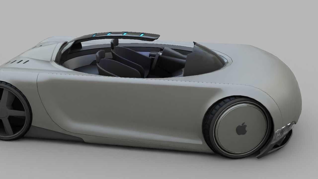 APPLE CONCEPT CAR rigged 3D model rigged | CGTrader