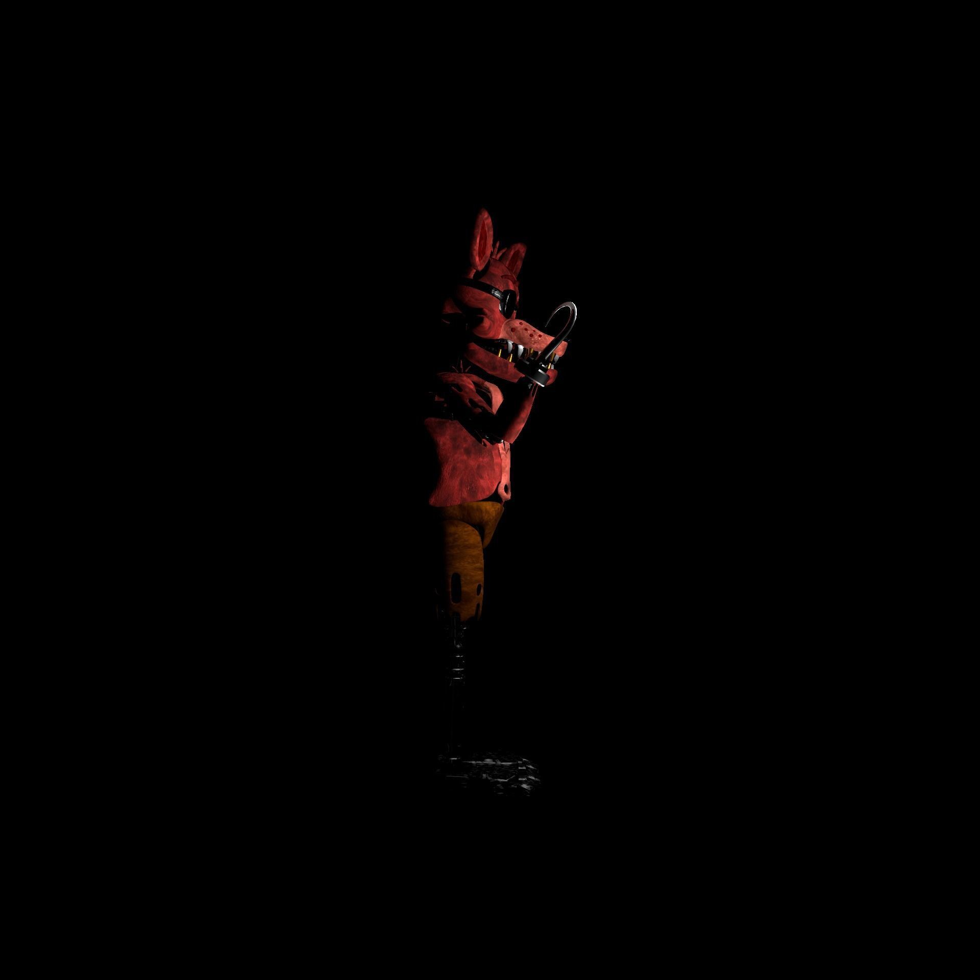 3D model Foxy The Pirate - FNAF Low-poly 3D model VR / AR / low-poly ...
