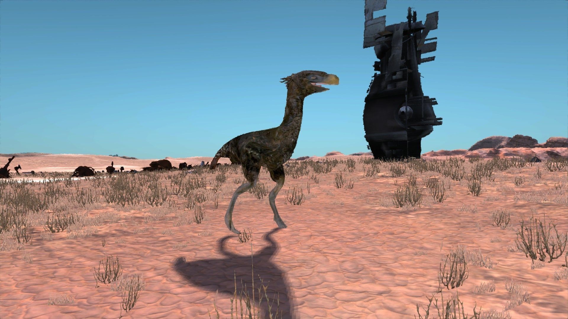 Terror Bird free VR / AR / low-poly 3D model animated rigged | CGTrader