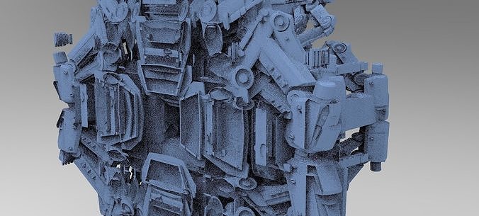 Advanced Ancient Civilization Ship architecture 20 3D model | CGTrader