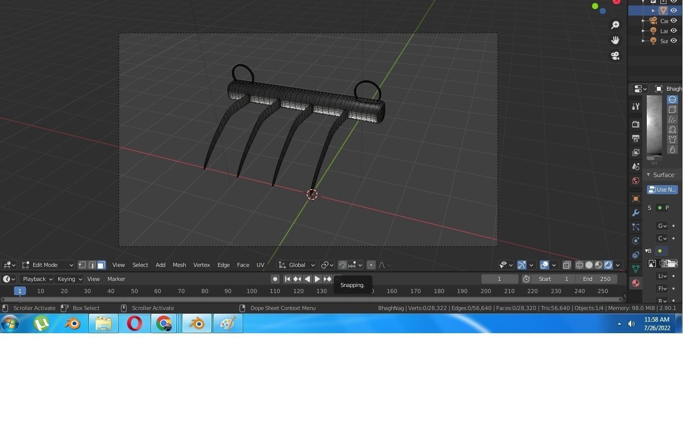 Classic Indian Weapon - Bhag Nagh or Tiger Claws 3D model | CGTrader
