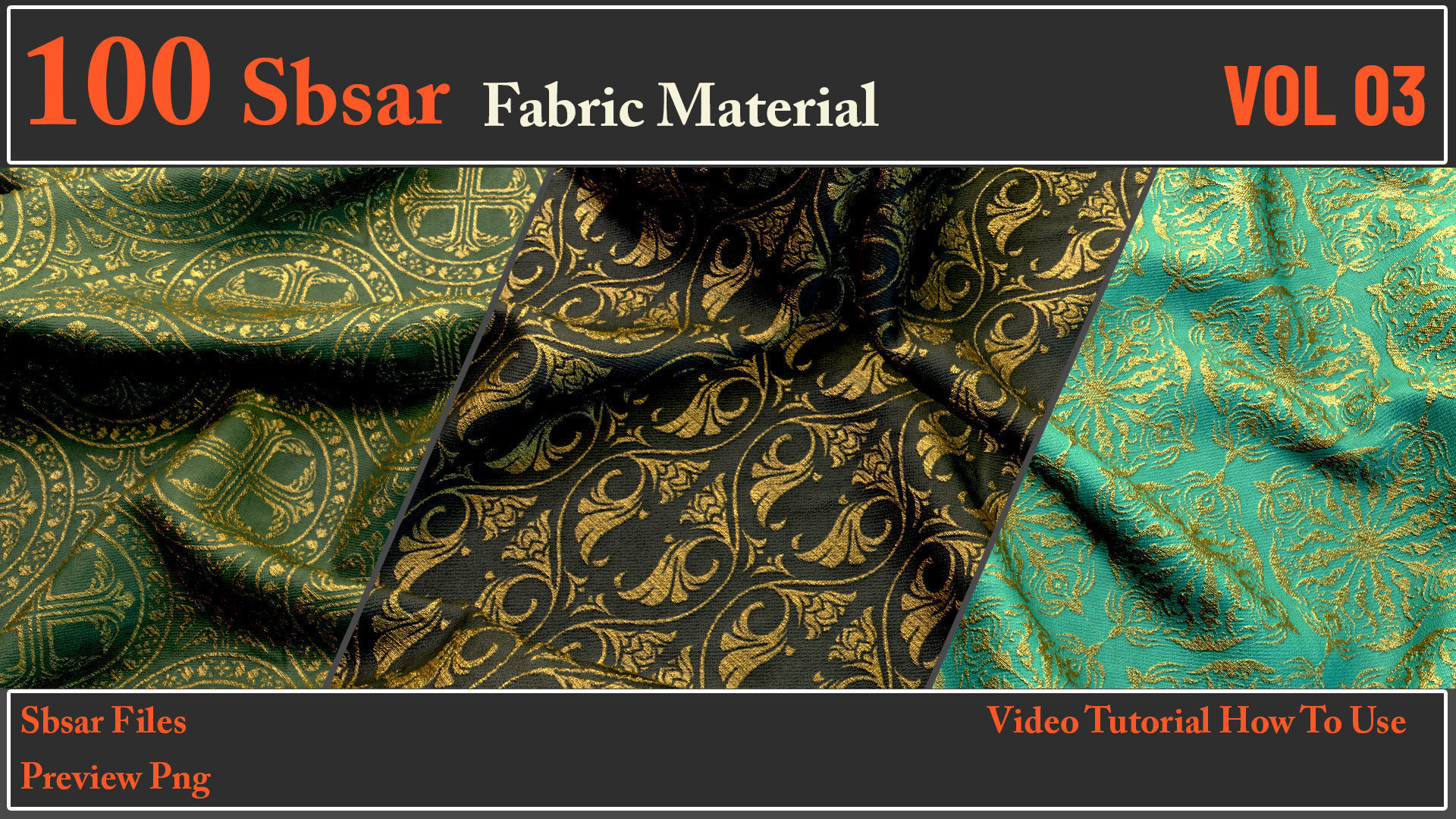 100 SBSAR Files Fabric Materials VOL 03 Texture | CGTrader