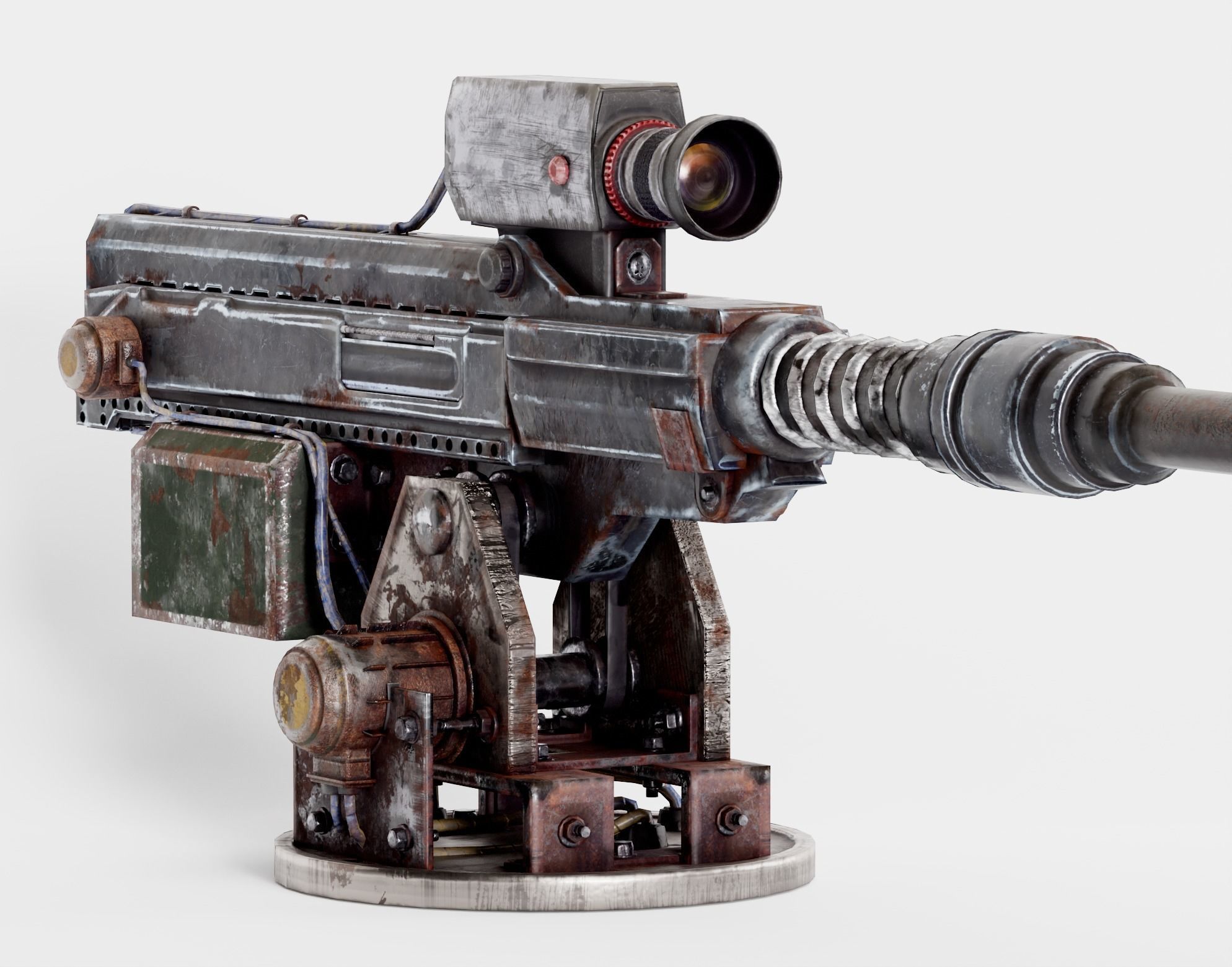 3D model Sniper super rifle turret gun da1 VR / AR / low-poly | CGTrader