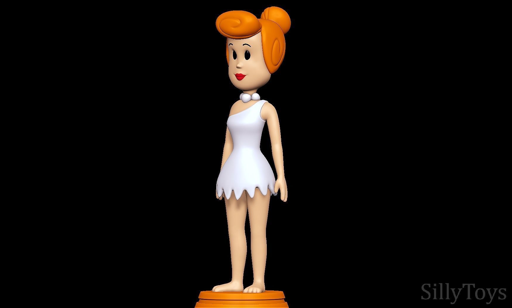 Wilma Flintstone - The Flintstones 3D model 3D printable | CGTrader