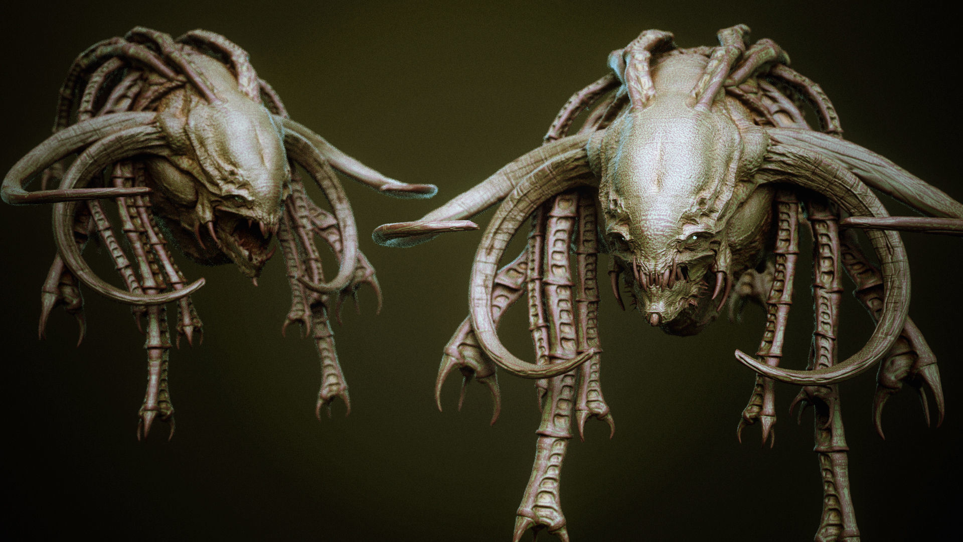 DEMON part one 52 Heads with Blendshapes 3D model | CGTrader
